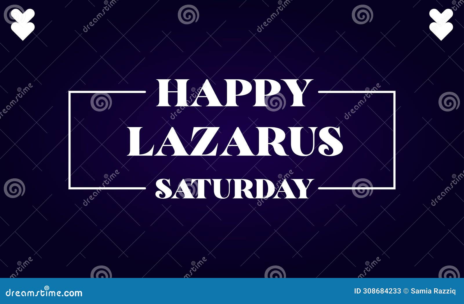 Happy Lazarus Saturday Text Design And Gradient Background Design ...