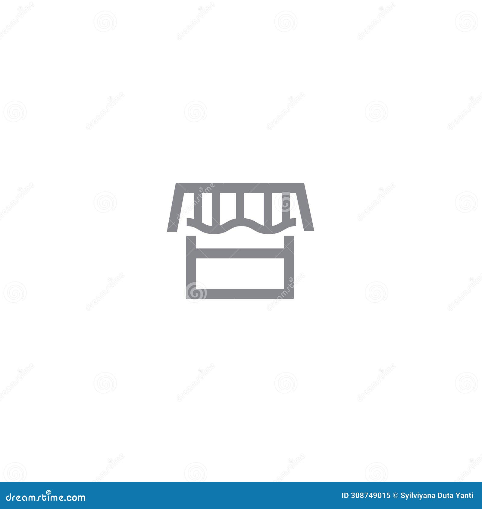 Urban Retail Haven: Flat Design Vector Storefront Icon Stock Vector ...
