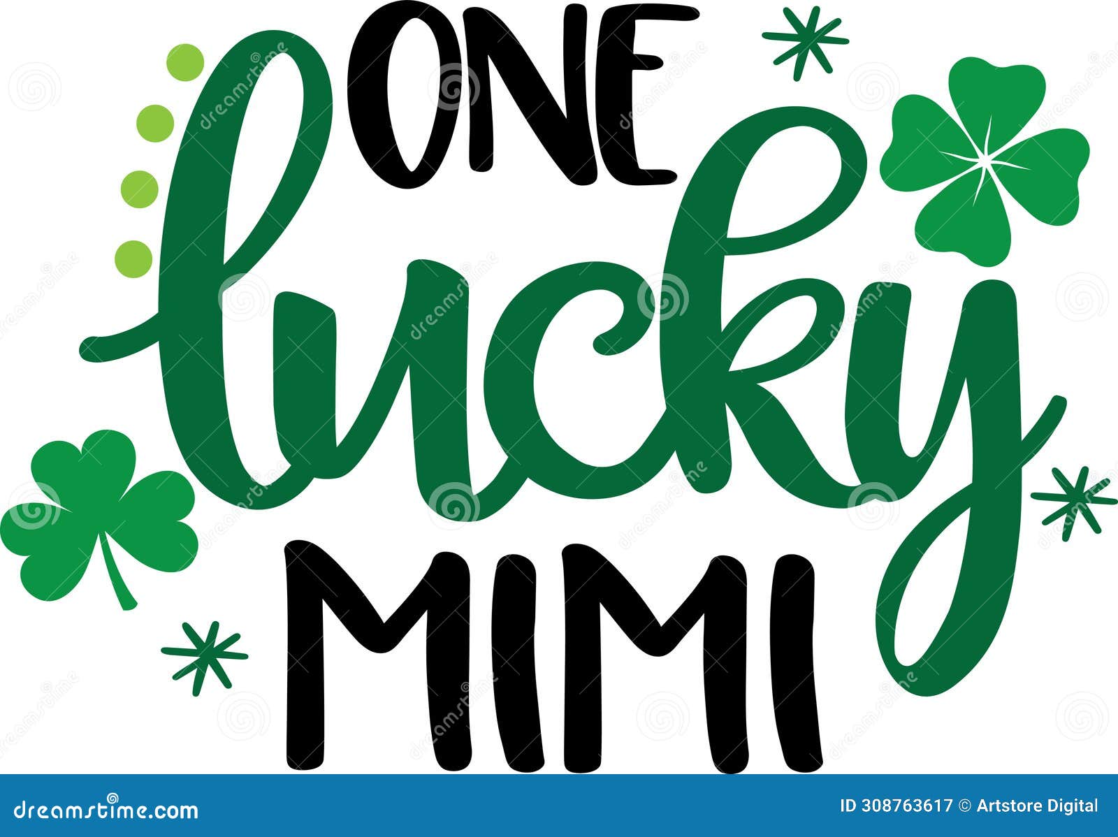 Mimi. Lettering Phrase On White Background. Design Element For Greeting ...