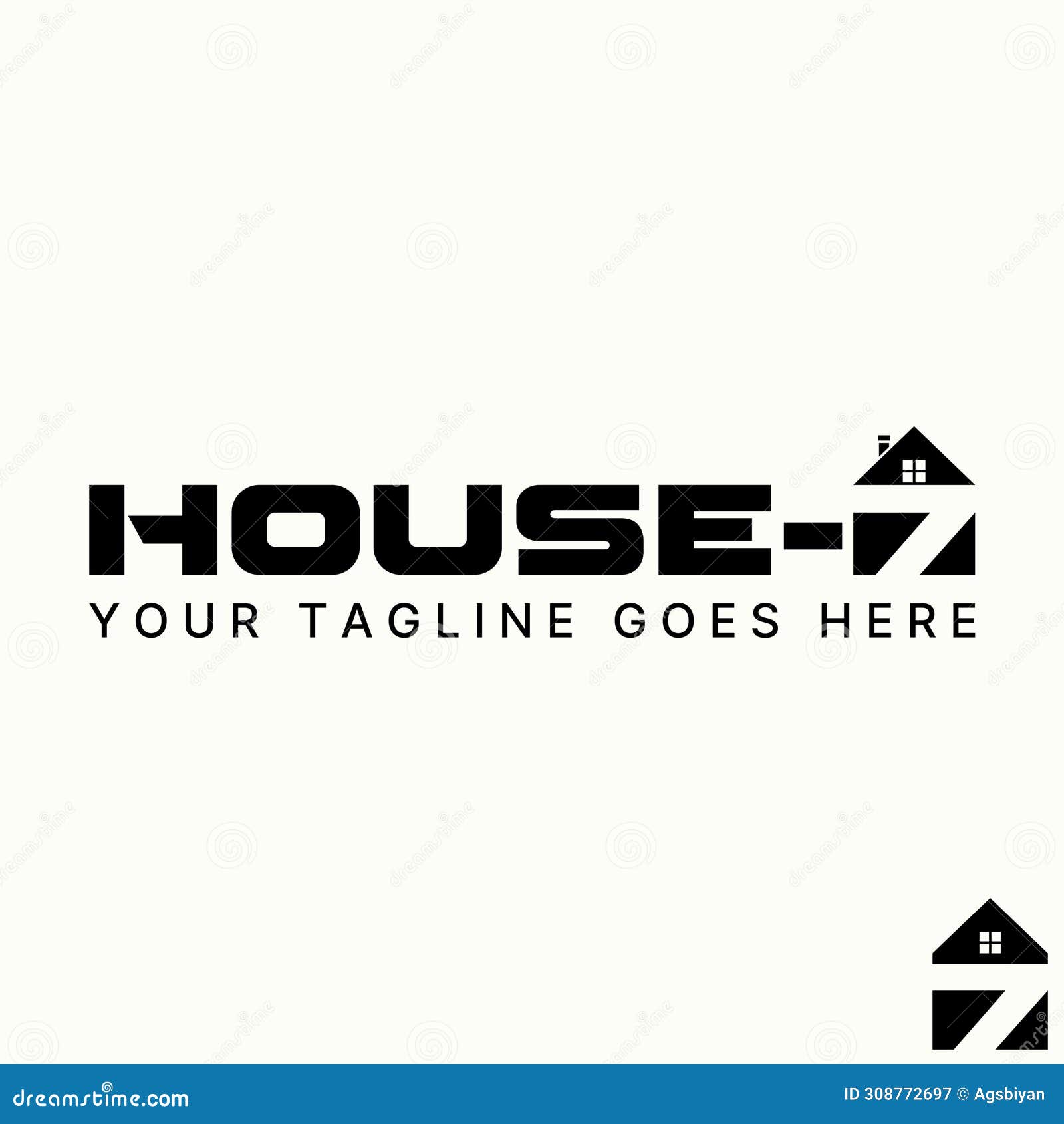 Sign Letter House 7 Font Home Hammer. Relate Monogram Architect ...
