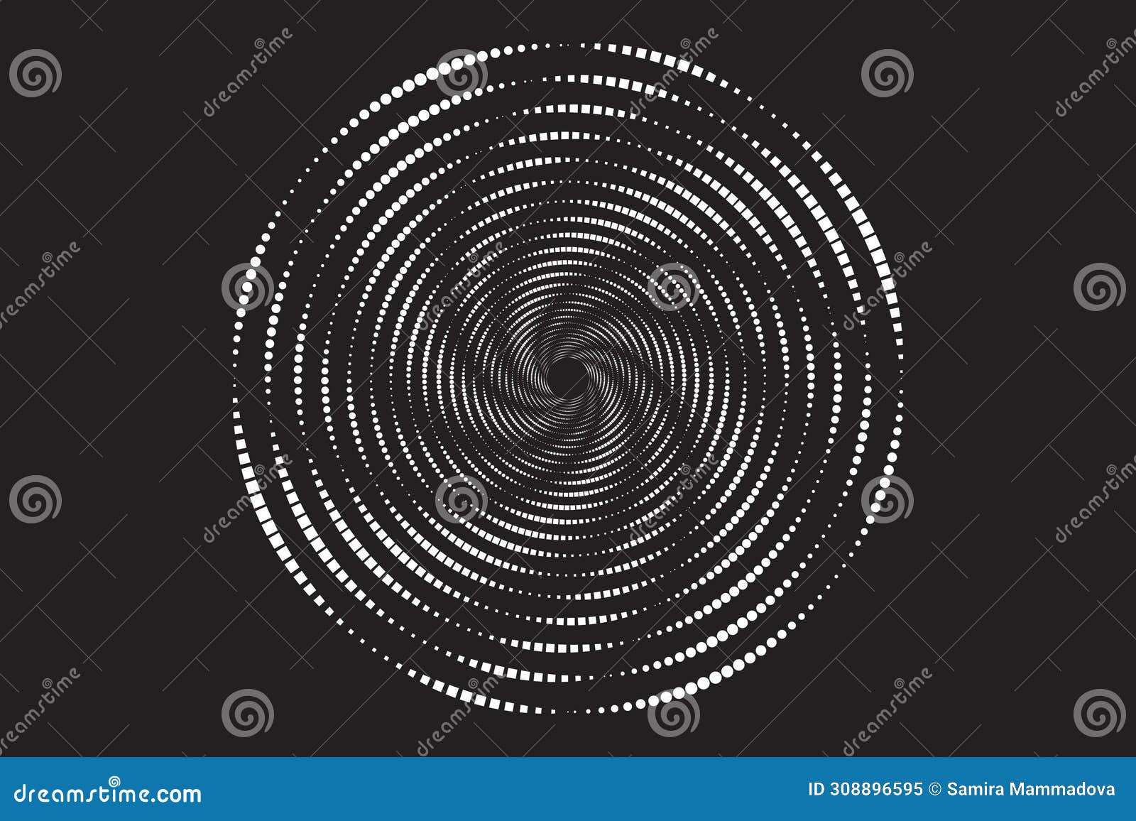 Circular Wave Abstract Background Stock Vector - Illustration of ...