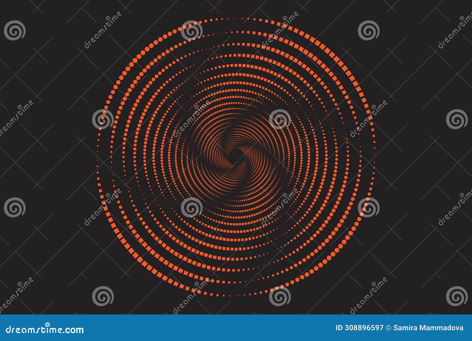 Circular Wave Abstract Background Stock Vector - Illustration of wave ...
