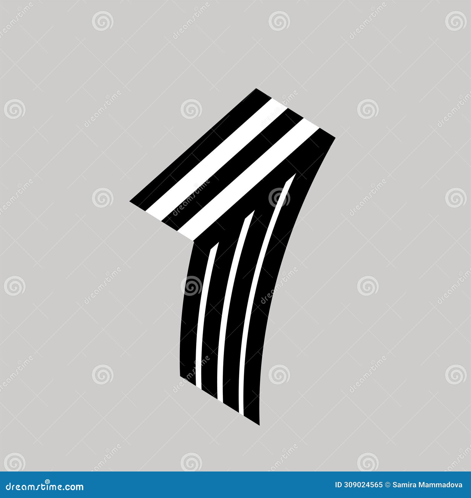 Number One Vector Text Effect Stock Vector - Illustration of match ...