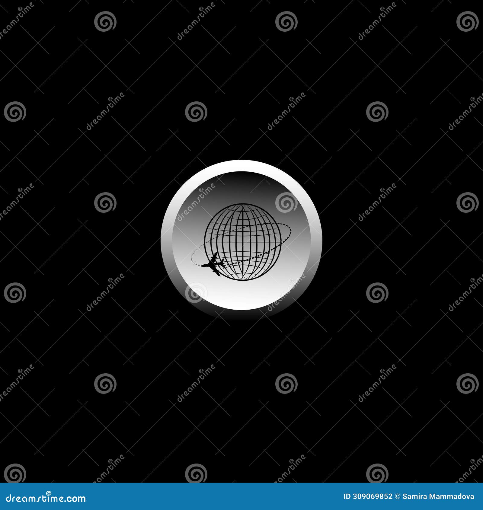 Neumorphic Globe Icon Elements Stock Vector - Illustration of address ...