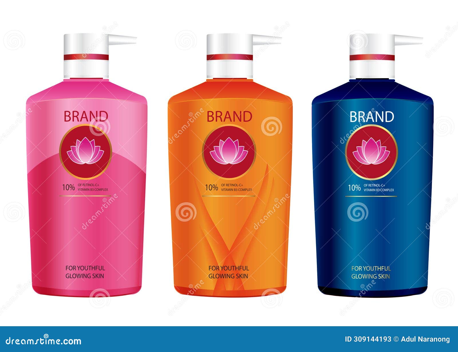 Shampoo package format stock vector. Illustration of liquid - 309144193