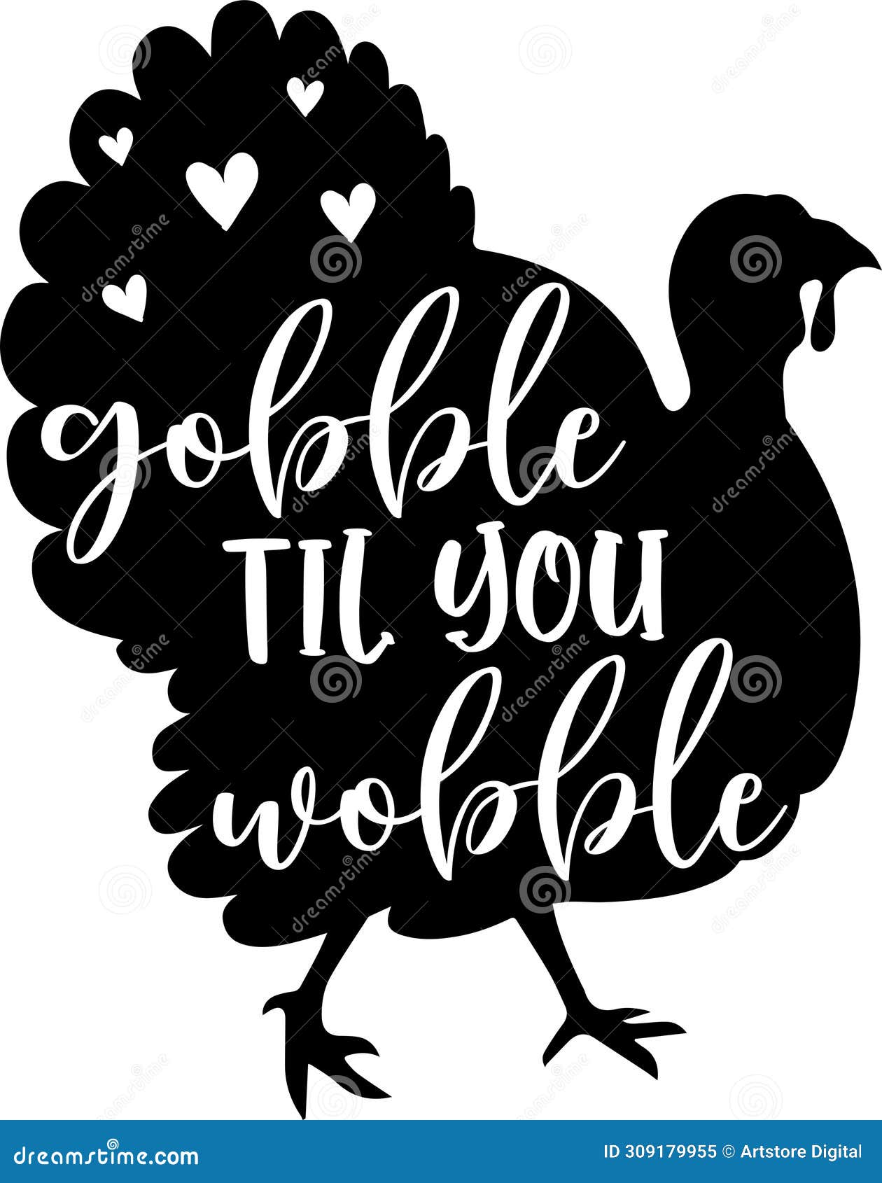 Gobble Til You Wobble Turkey, Happy Fall, Thanksgiving Day, Happy ...