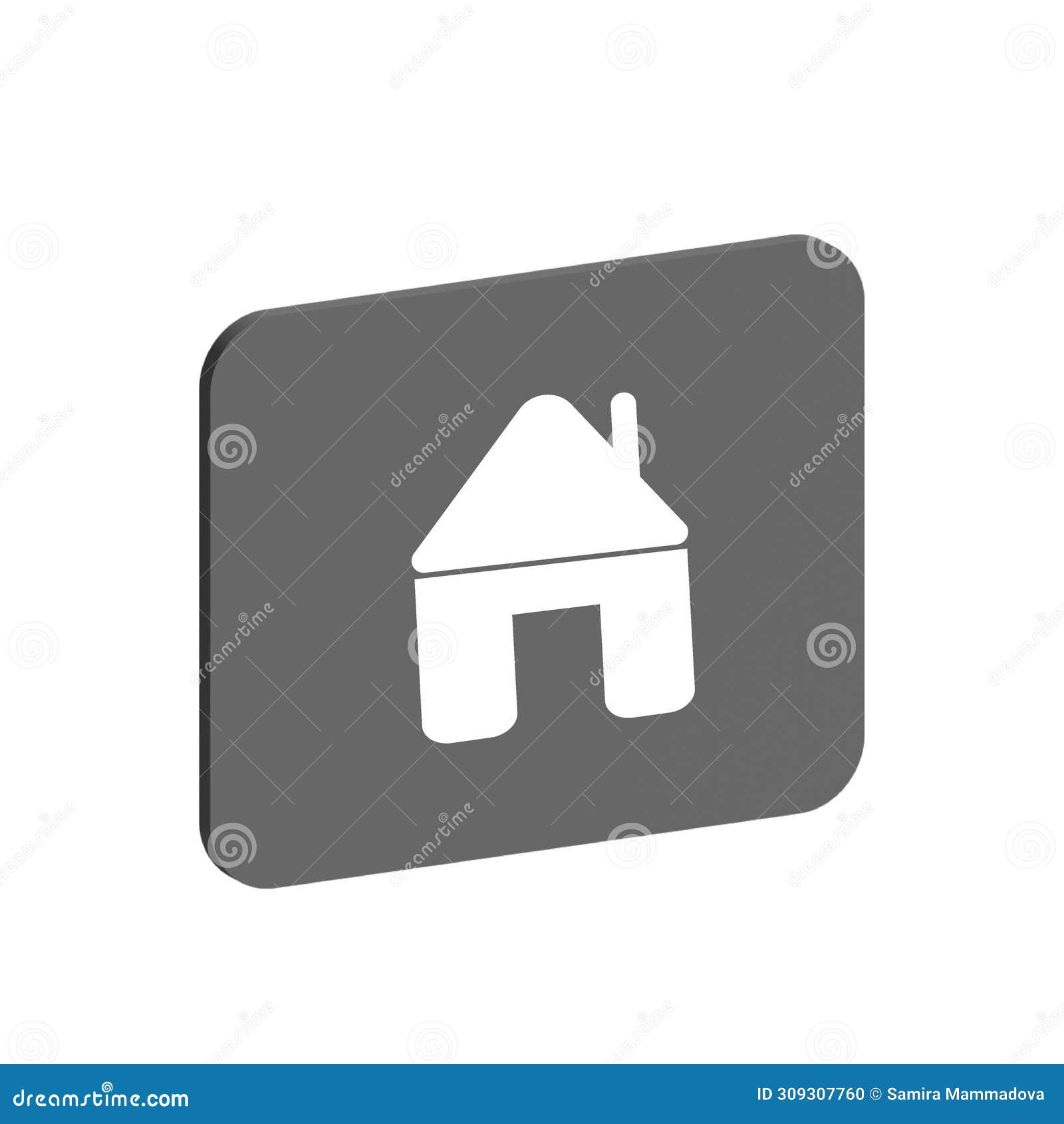 Homepage Icon Button on Social Media Stock Vector - Illustration of ...