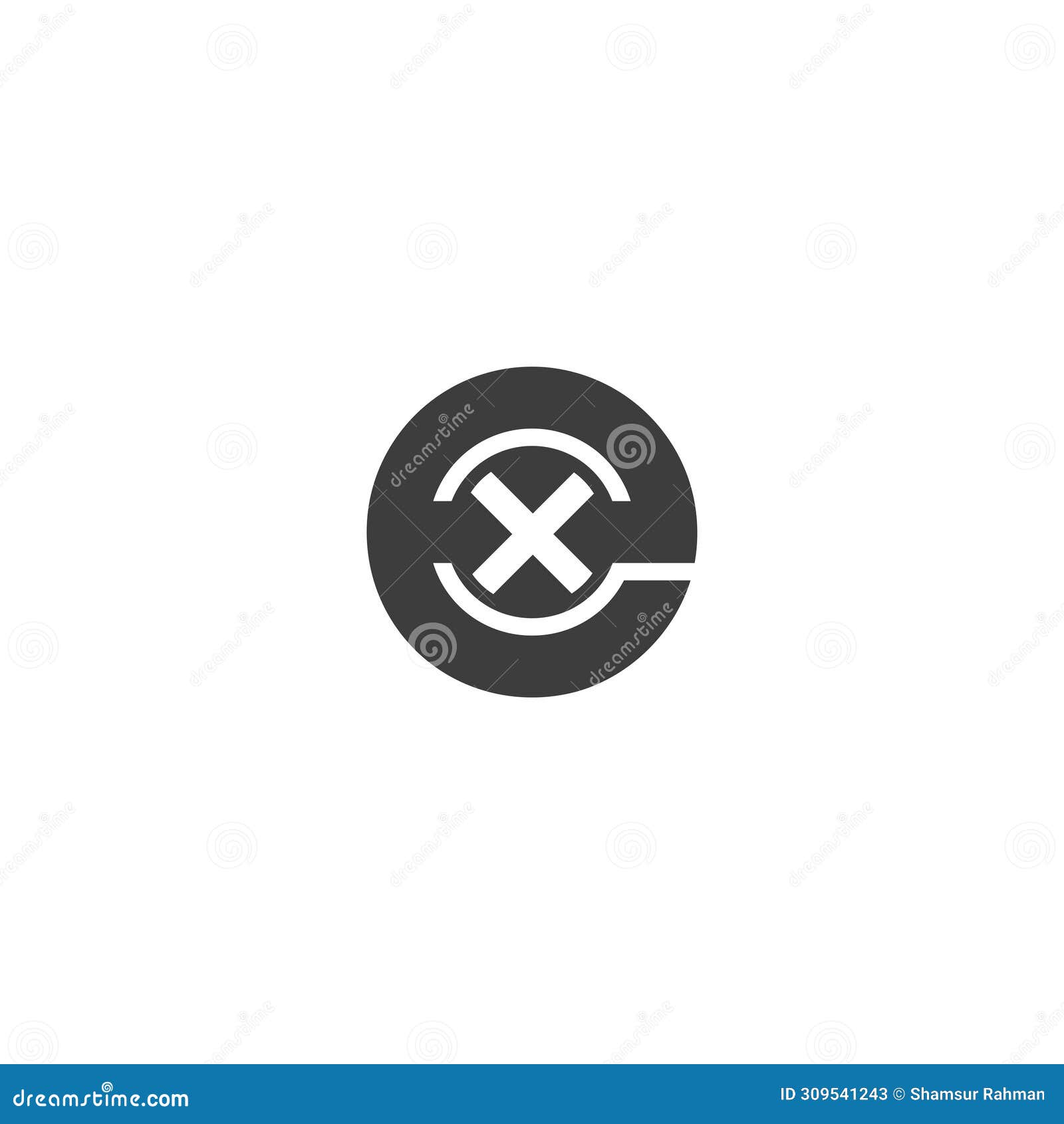 Alphabet Initials Logo XE, EX, E and X Stock Vector - Illustration of ...