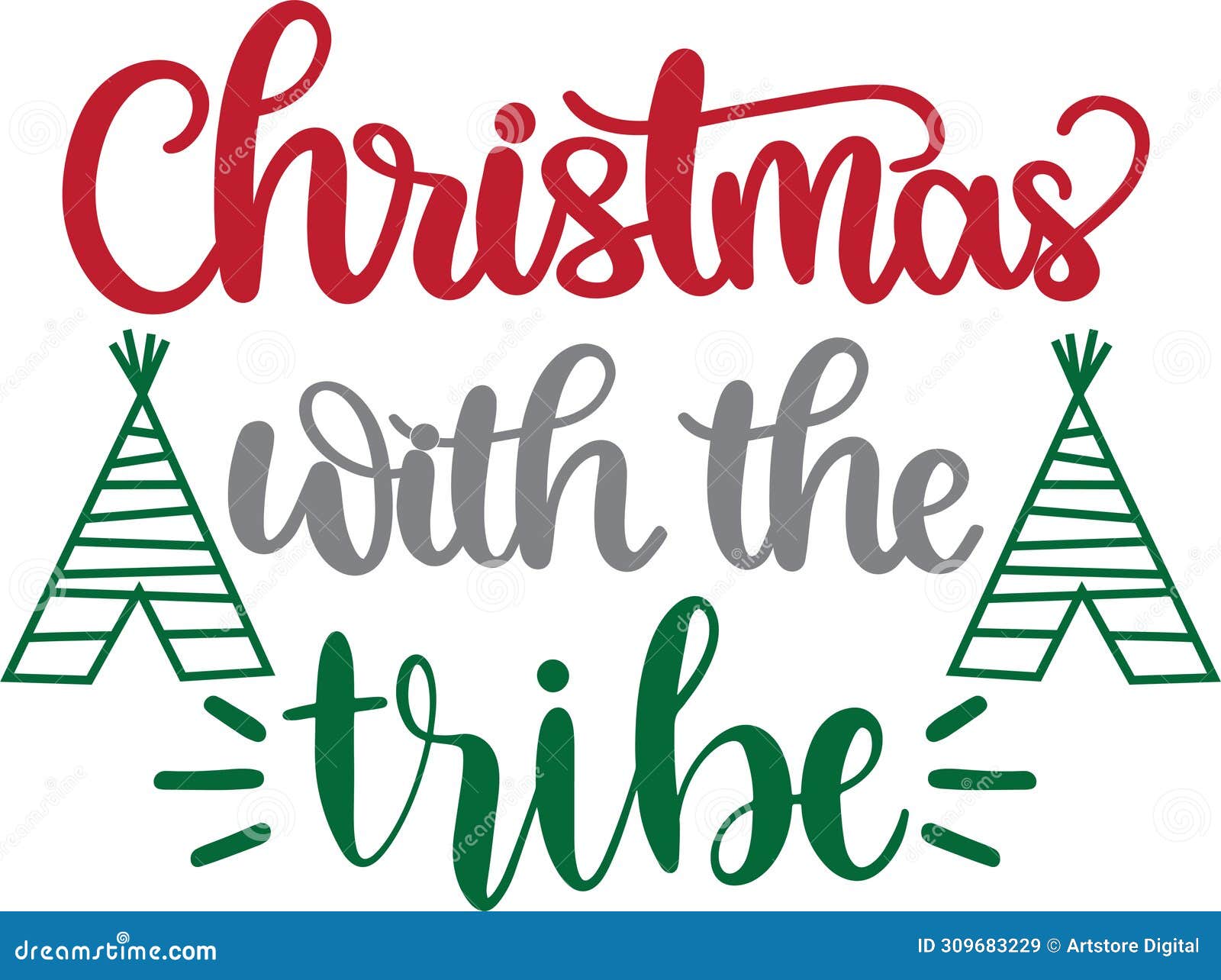 Christmas with the Tribe, Merry Christmas, Santa, Christmas Holiday ...