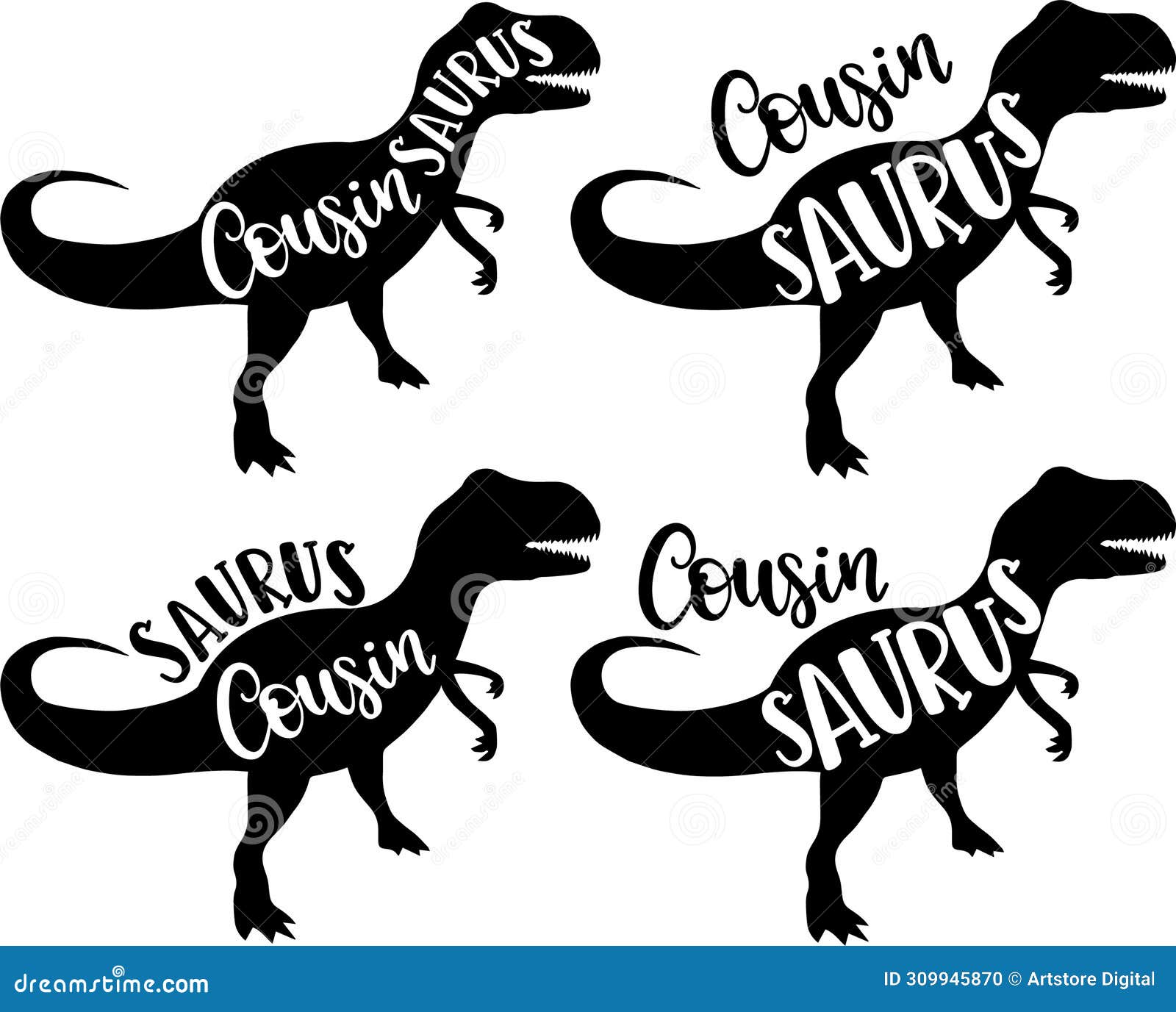 4 Styles Dad Saurus, Family Saurus, Matching Family, Dinosaur Family, T ...