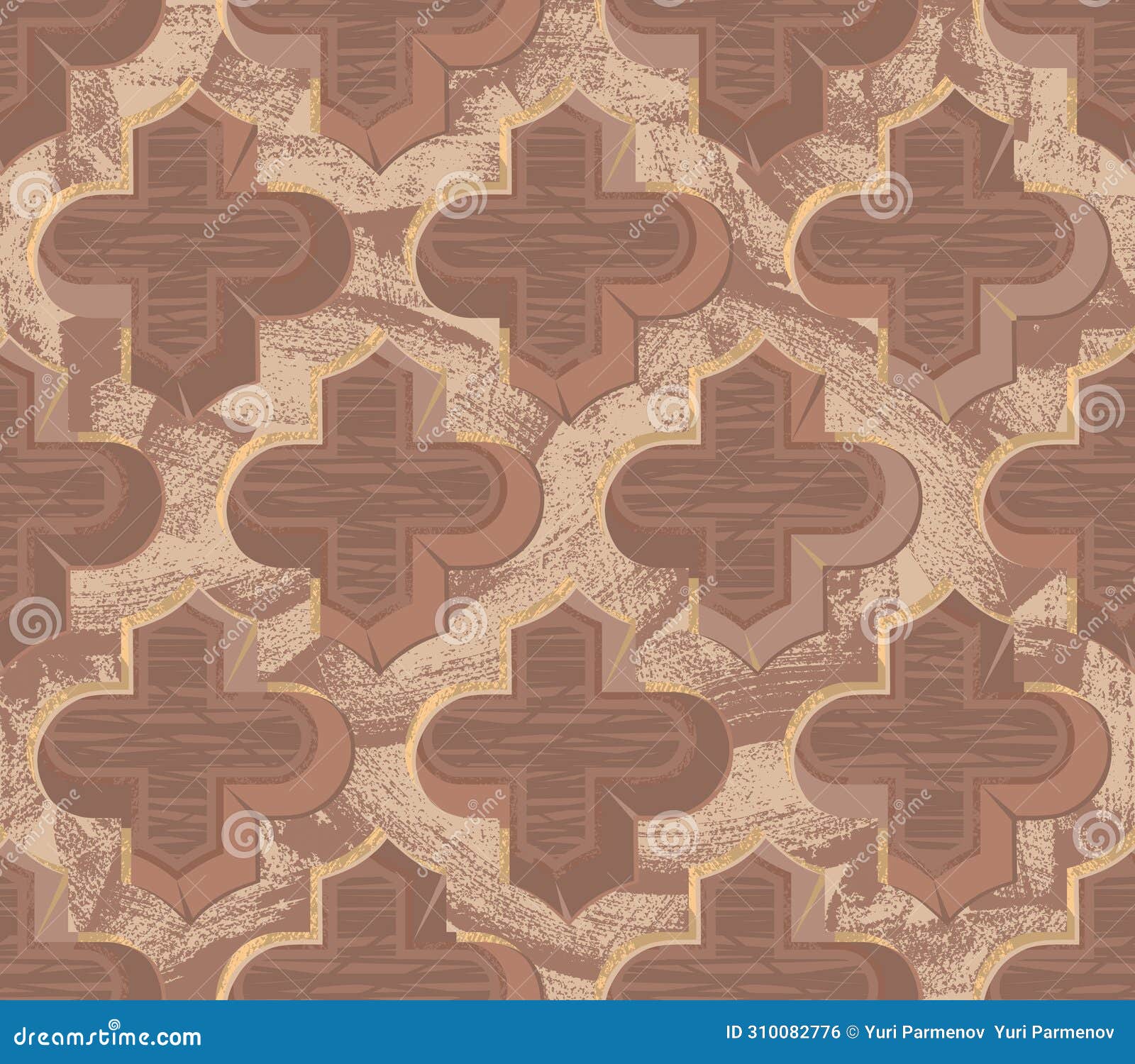 Damascus Wallpaper. Arabian Style Pattern. Background for Textile Print ...