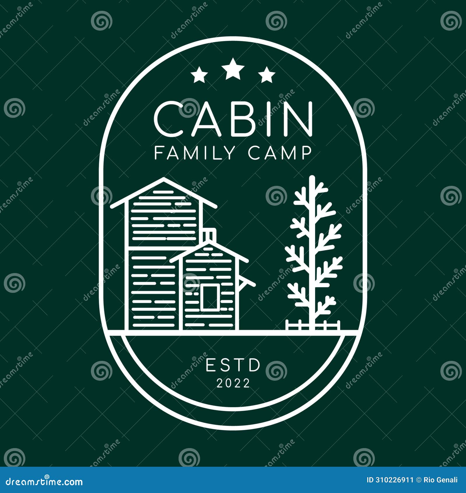 Cabin Line Art Minimalist for Logo Illustration Design Stock Vector ...