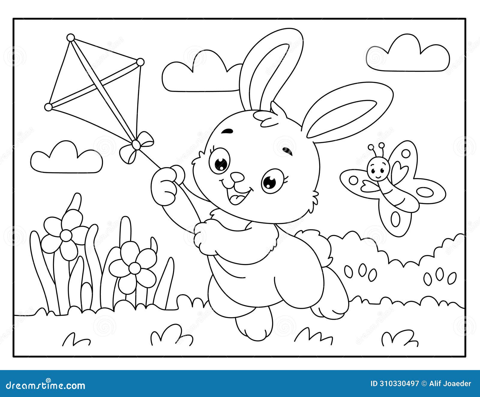 Easter Coloring Pages for Kids Stock Vector - Illustration of holiday ...