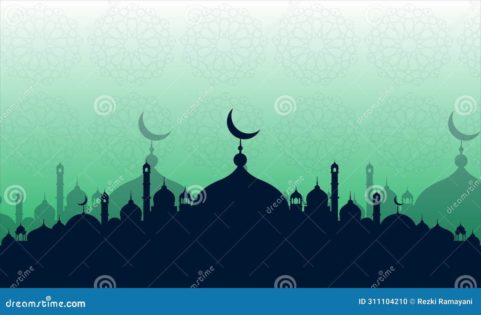 Abstract Ramadan Background Vector Illustration, Muslim Holiday Stock ...