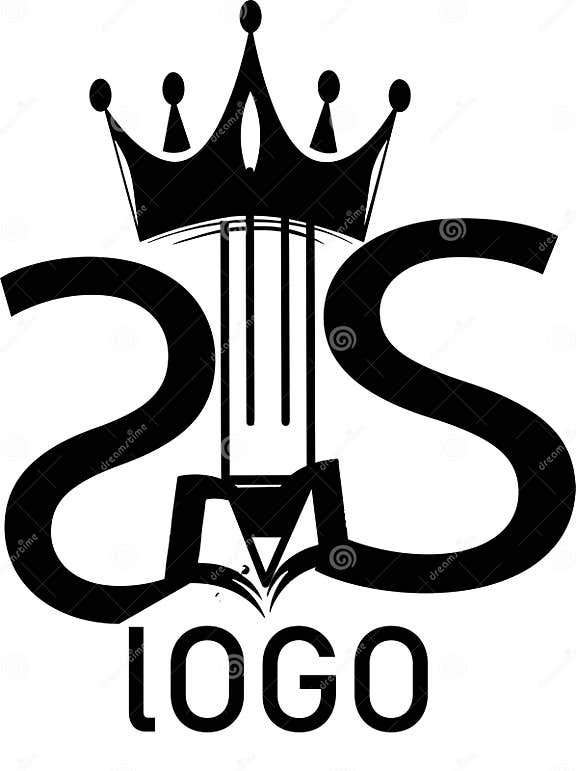 The SS Logo Symbolizes the World of Education Stock Vector ...