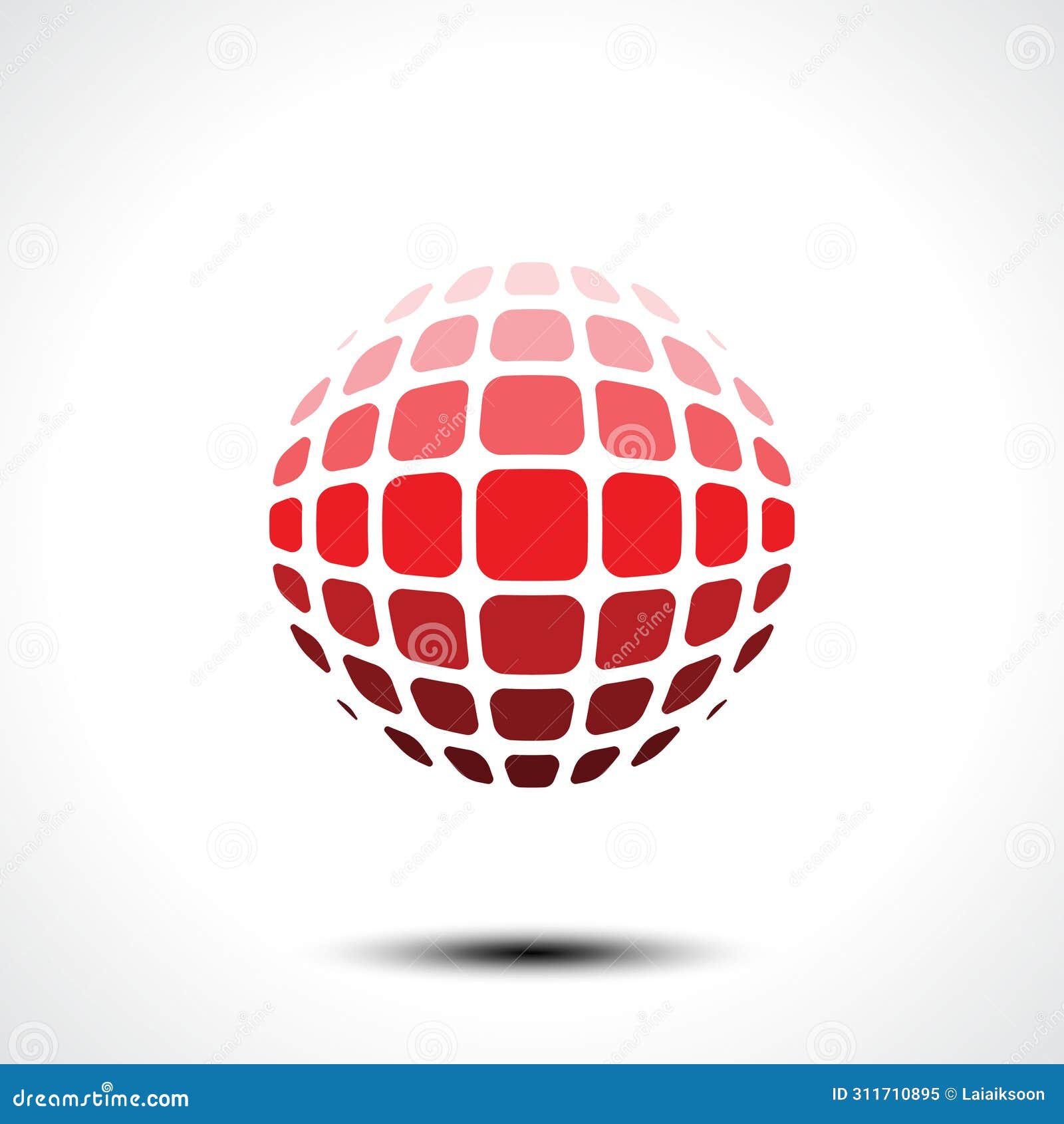 Abstract globe design icon stock vector. Illustration of planet - 311710895