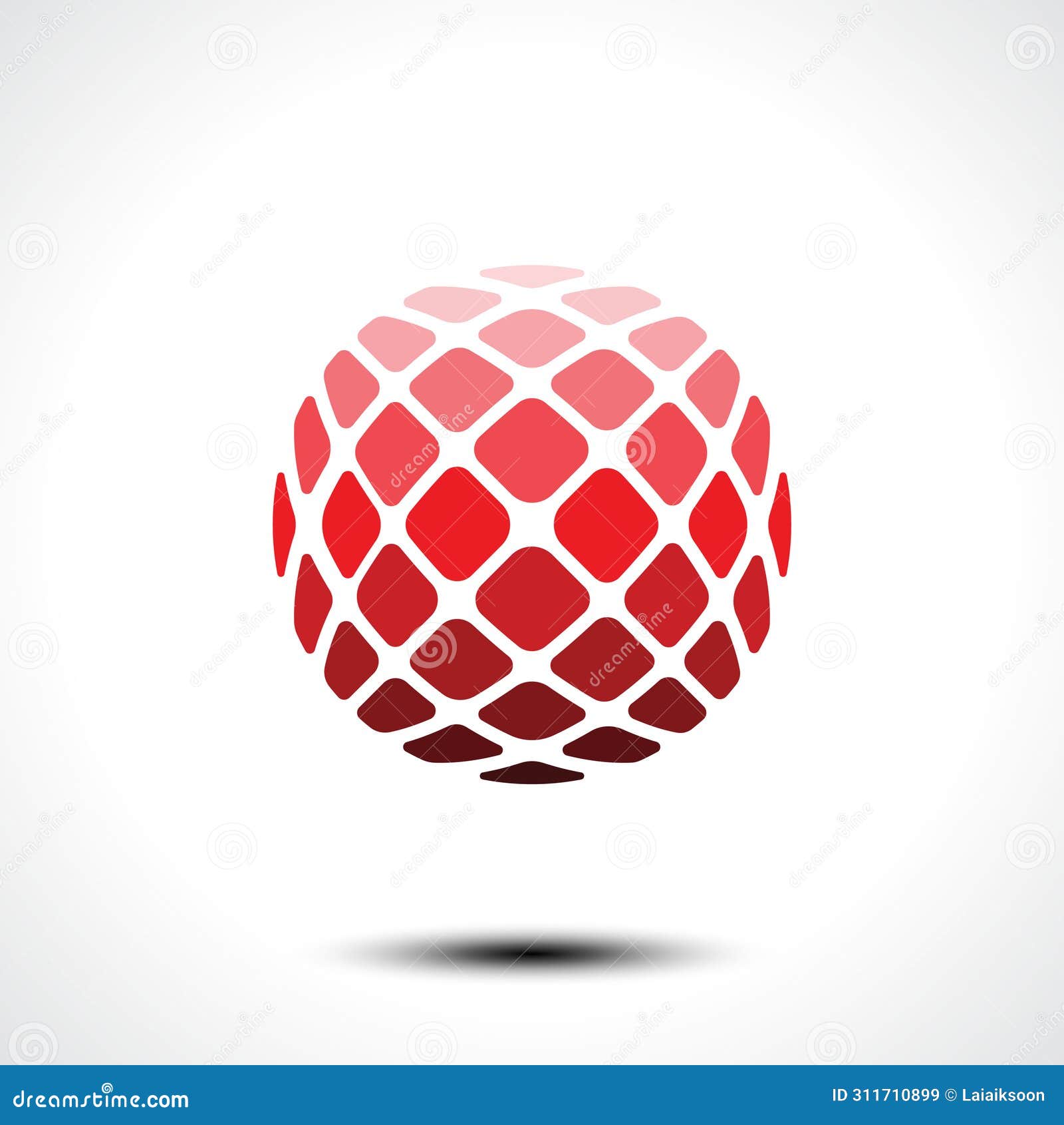 Abstract globe design icon stock vector. Illustration of sphere - 311710899