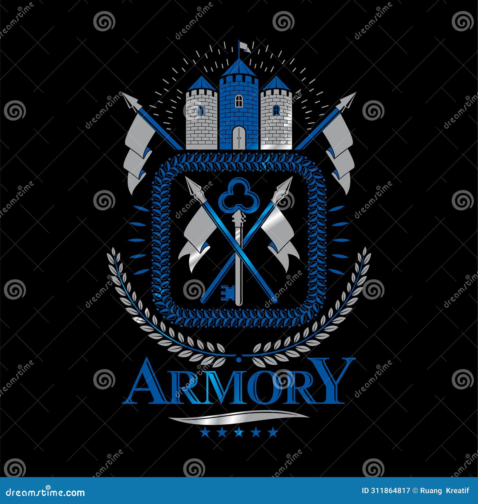 Shield Design Vector for Logo Emblem Stock Vector - Illustration of ...