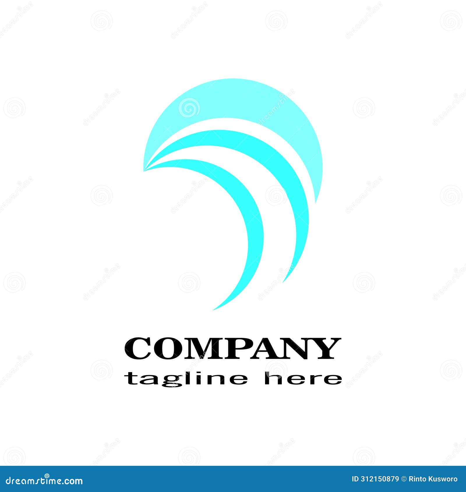 Abstract Logo Design. Green Wing Logo Stock Vector - Illustration of ...