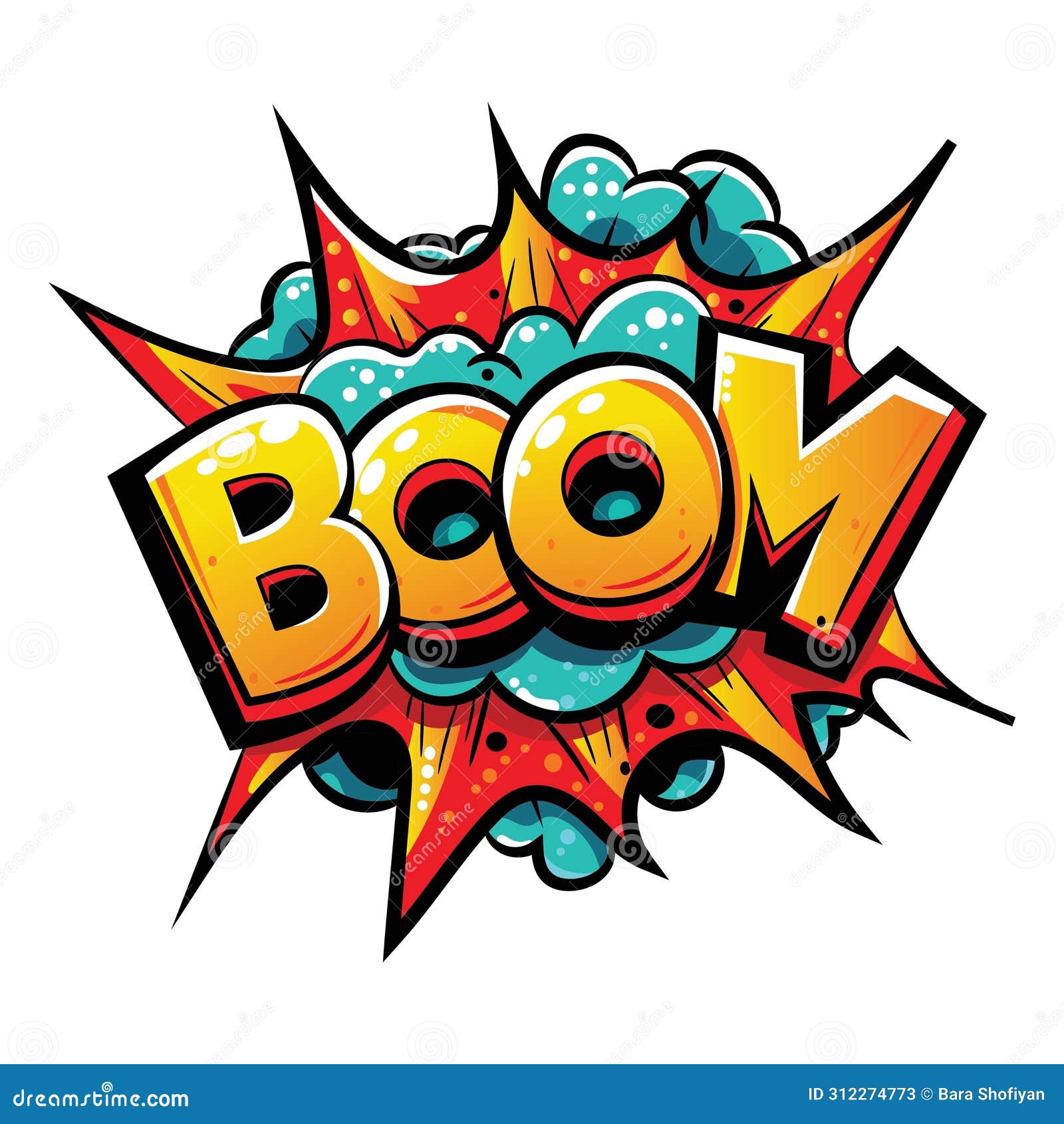 Boom Graffiti Text Vector Design Illustration Stock Vector ...