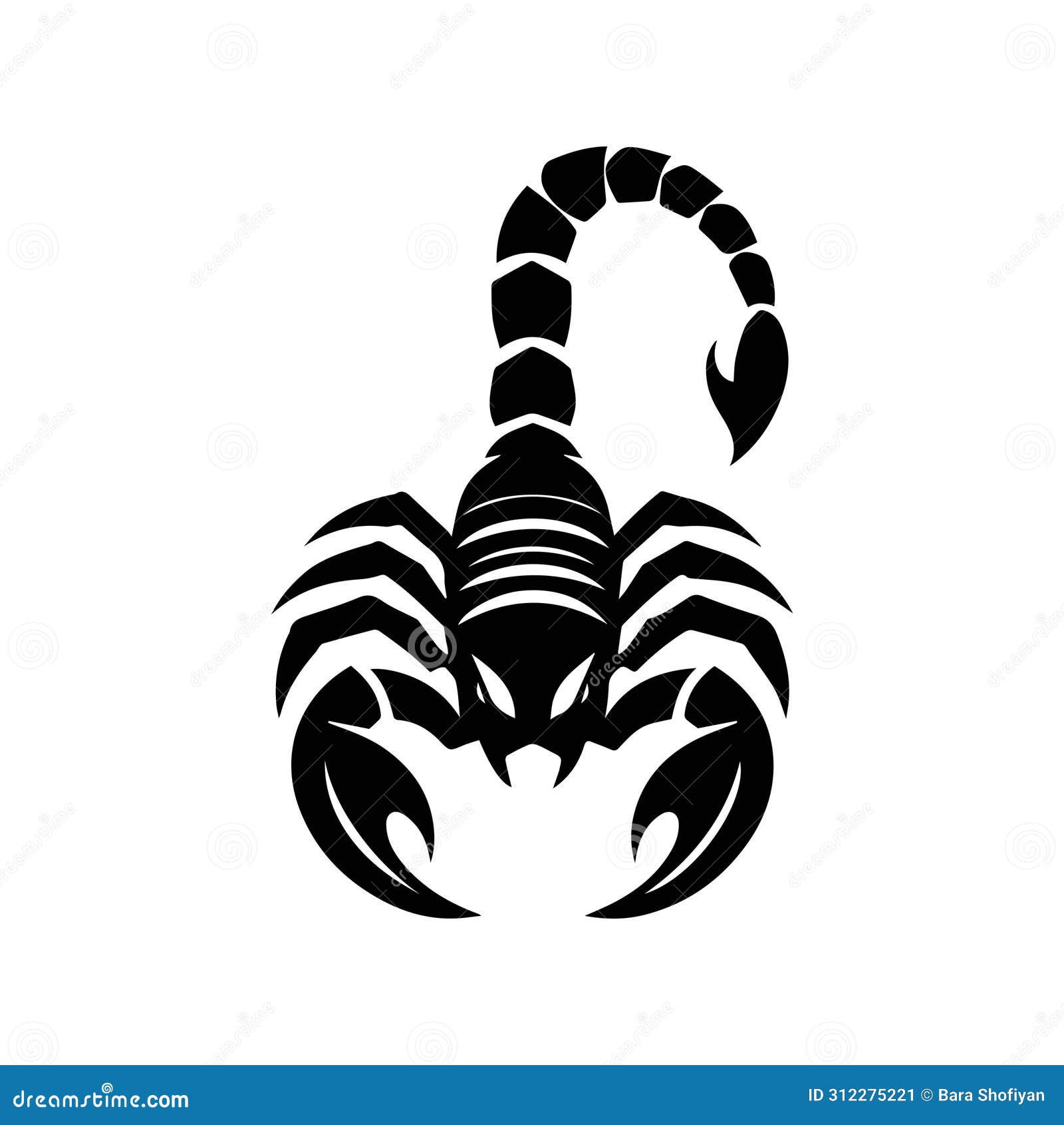 Scorpion Logo Vector Design Illustration with a Modern and Simple ...
