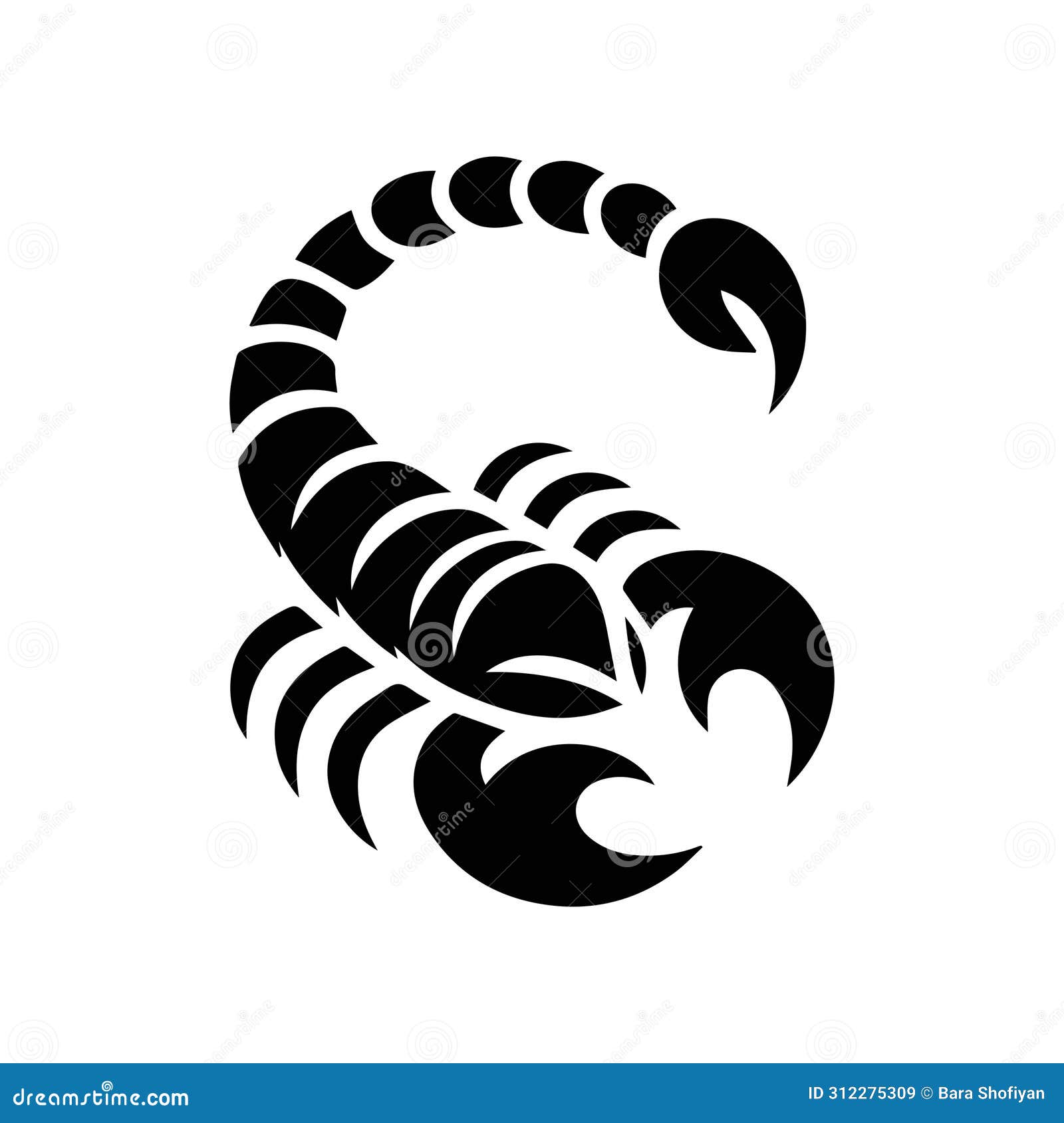 Scorpion Logo Vector Design Illustration with a Modern and Simple ...