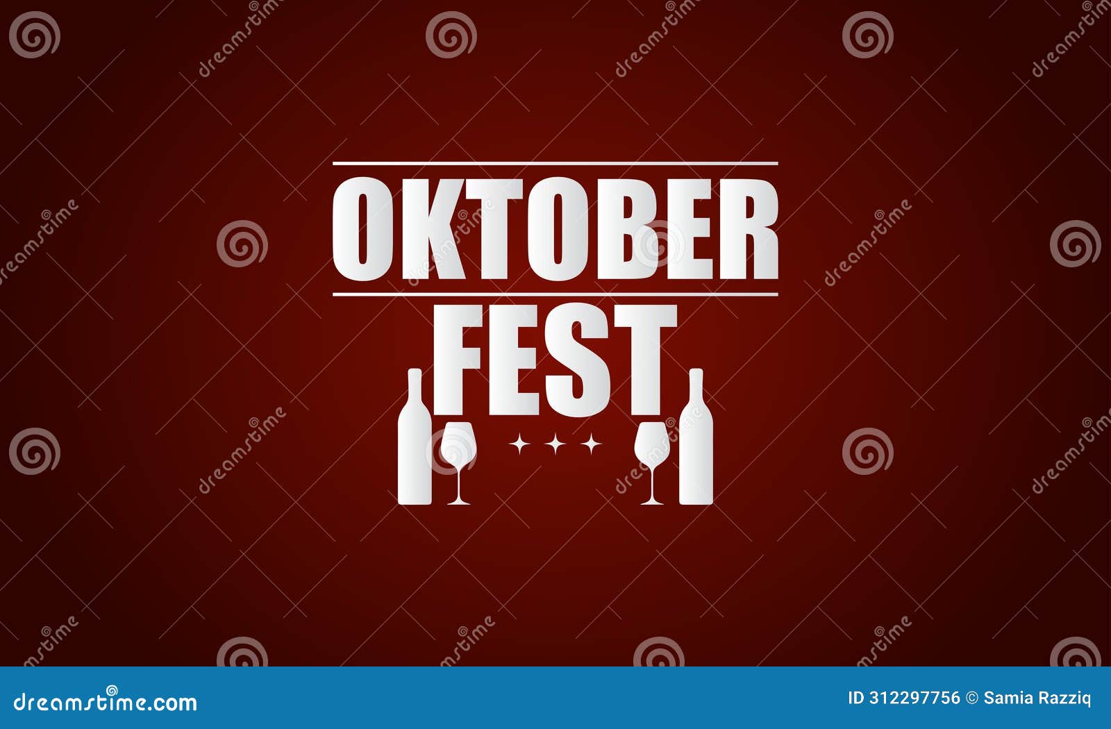 Celebrate Oktoberfest with Stylish Text Illustration Design Stock ...