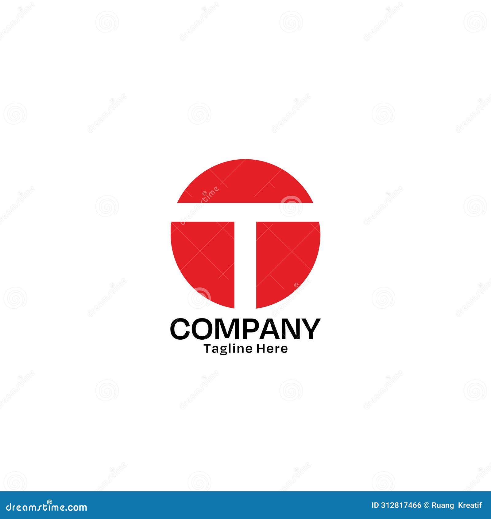 Minimalist Letter T Logo Design Template for Business Stock Vector ...
