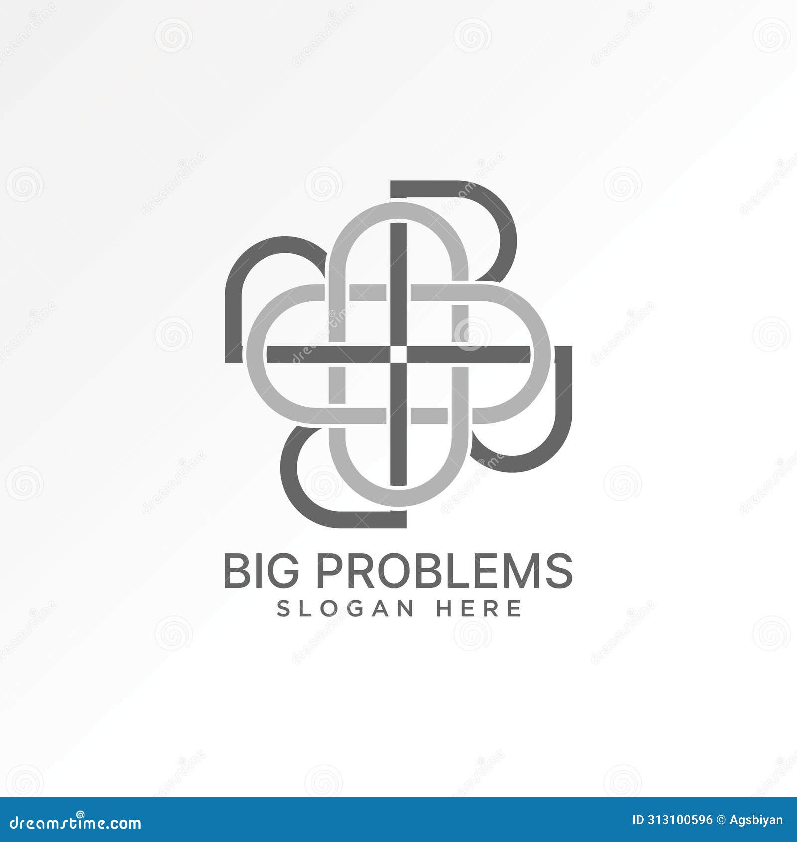 Initial Letter B or BBBB Font Line Art Motif Pattern Connect. Related ...