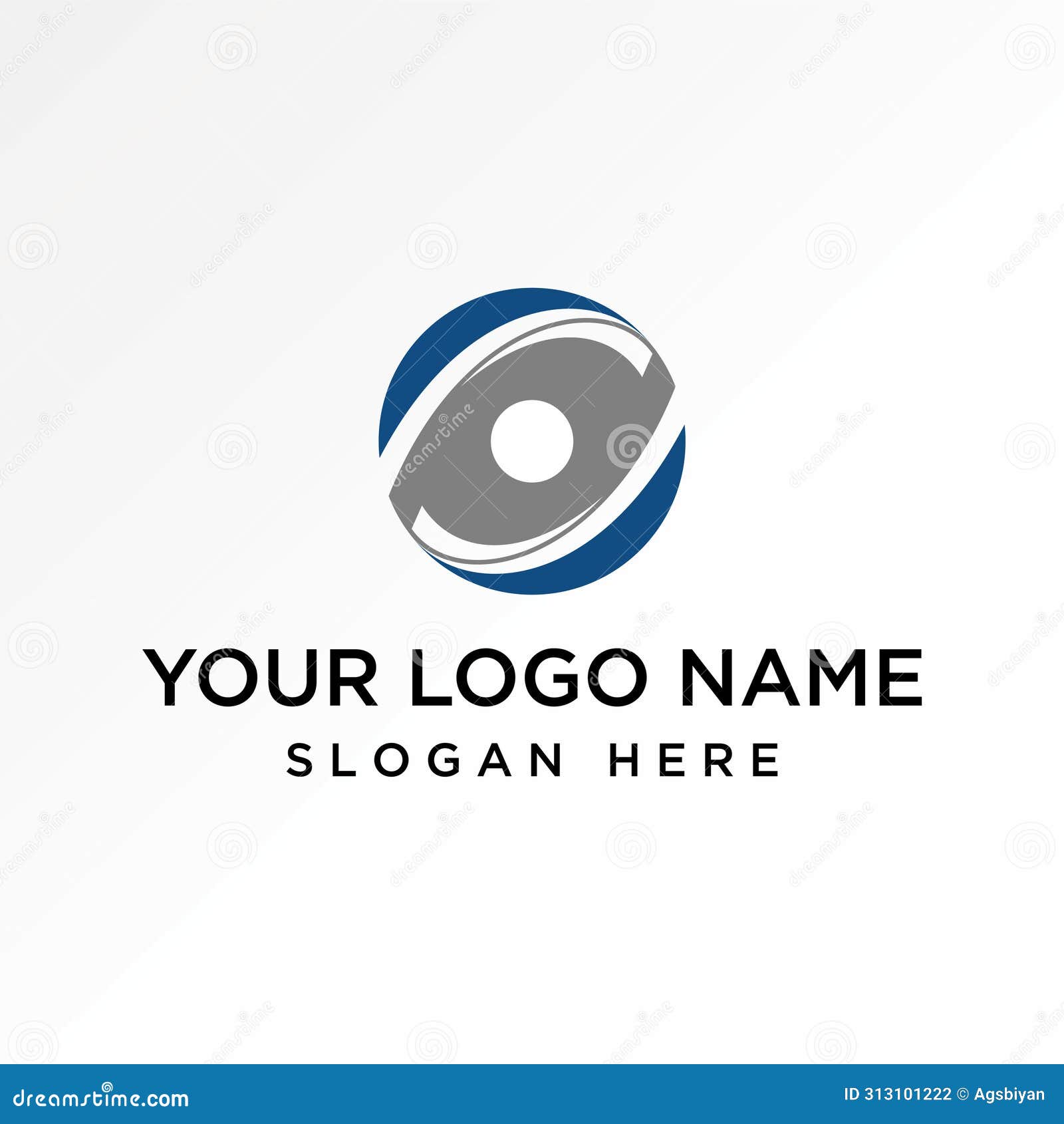 Unique Block Circle with Flip Swoosh Grunge Related To Stripes Ethinic ...