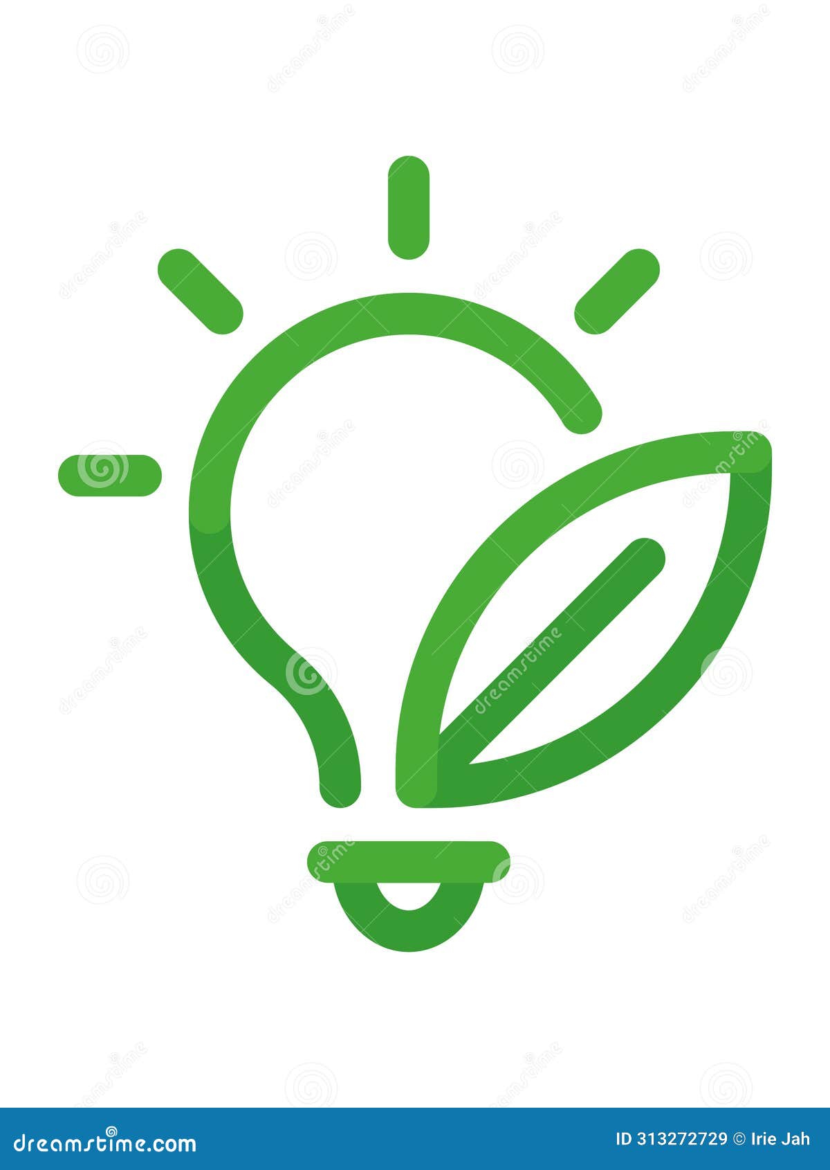 Eco Innovations and Clean Electricity. Green Energy. Simple Line Icon ...