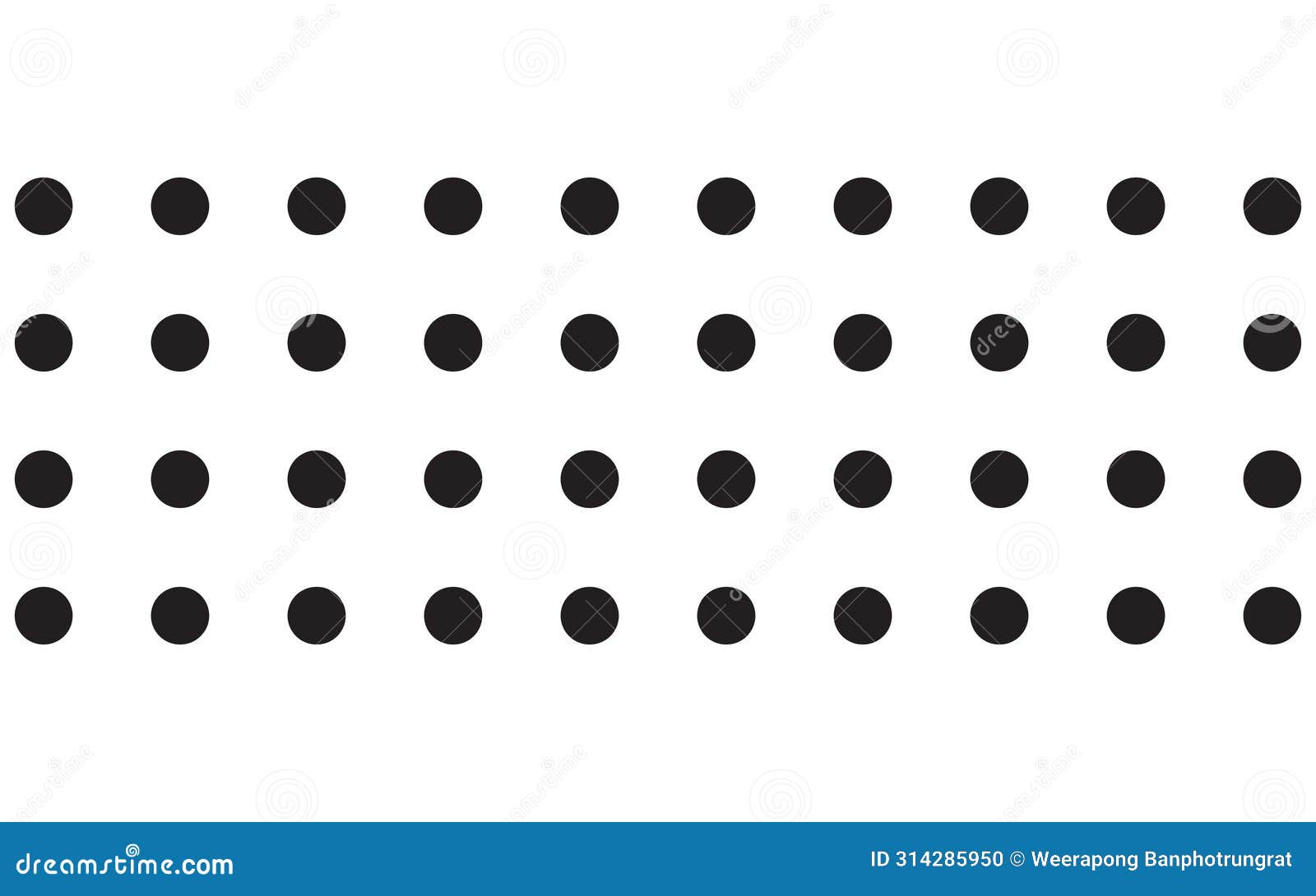 Dotted Decorative Element, Shape Combined from Dots Stock Vector ...