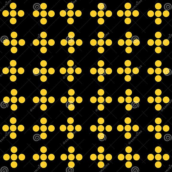 Brutalism Abstract Vector Pattern with Simple Geometric Shapes Circles ...