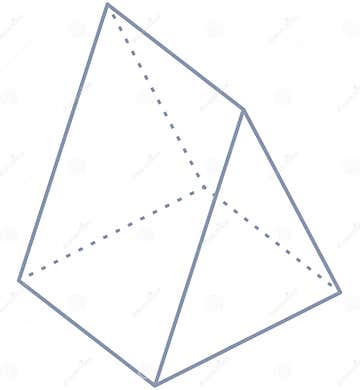 Geometric Figure of a Pyramid, Triangle in the Form of a Rhombus Stock ...