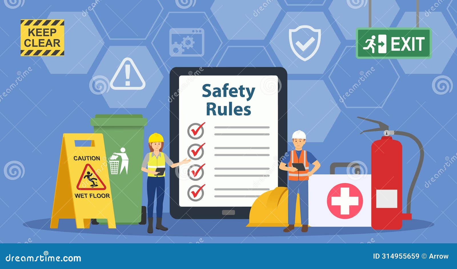 Occupational Safety Rules Background. Royalty-Free Stock Photography ... Occupational Safety Rules Background. Royalty-Free Stock Photography ...