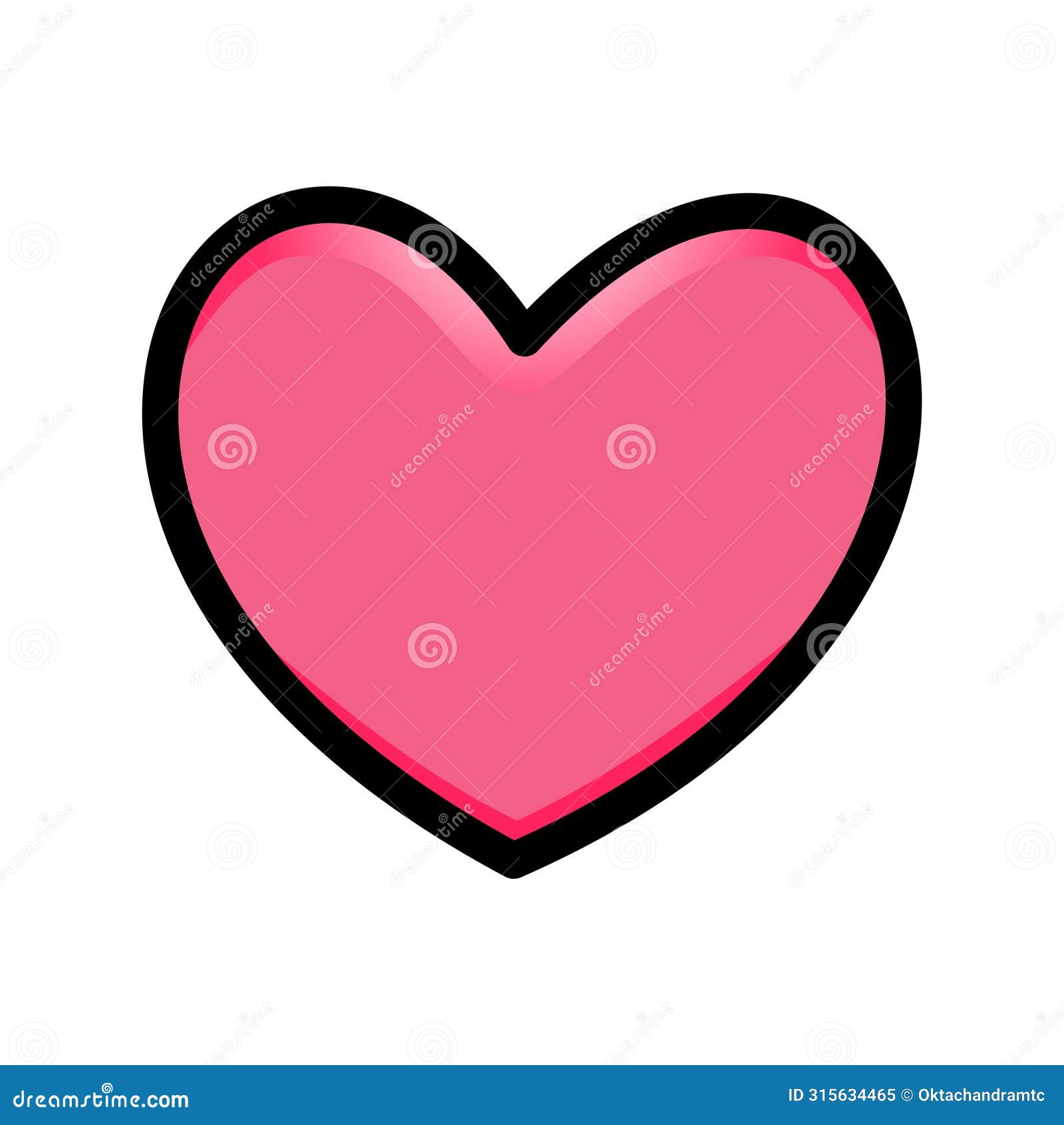 Beautiful and Beautiful Heart Symbol. Love and Affection Icons for Your ...