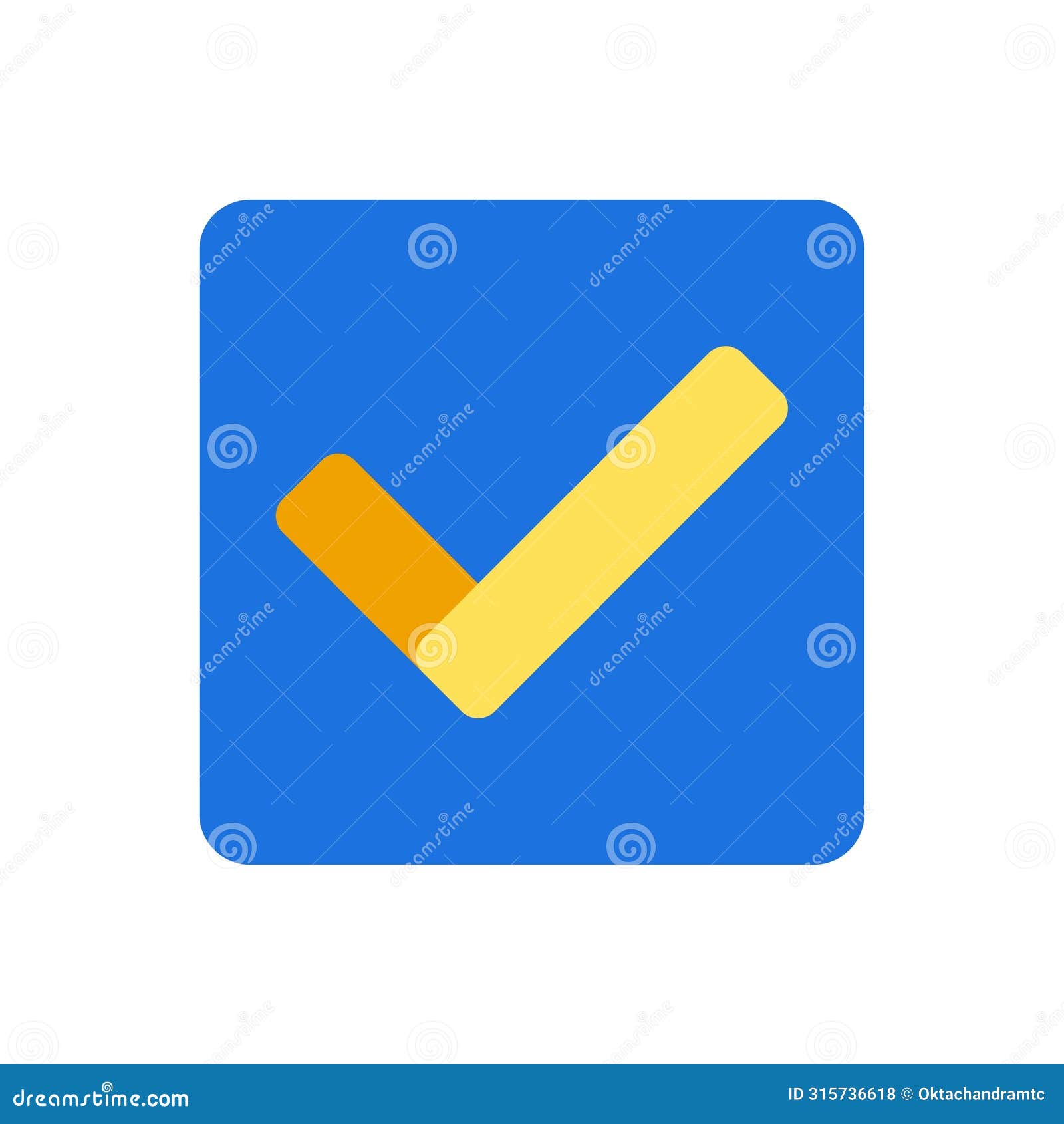 To Do List Affiliation Symbol on Blue Background. Flat Design Style ...