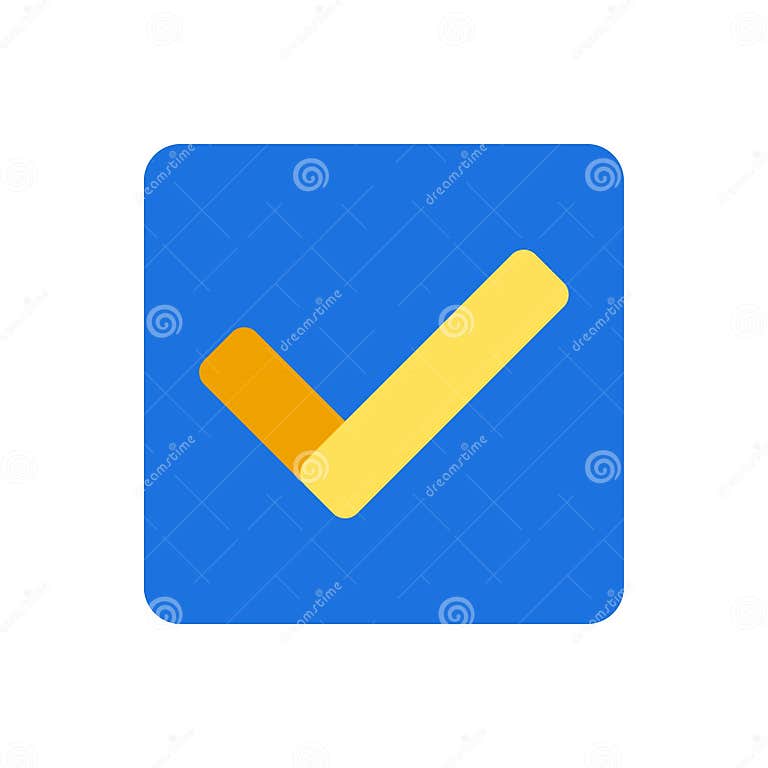 To Do List Affiliation Symbol on Blue Background. Flat Design Style ...