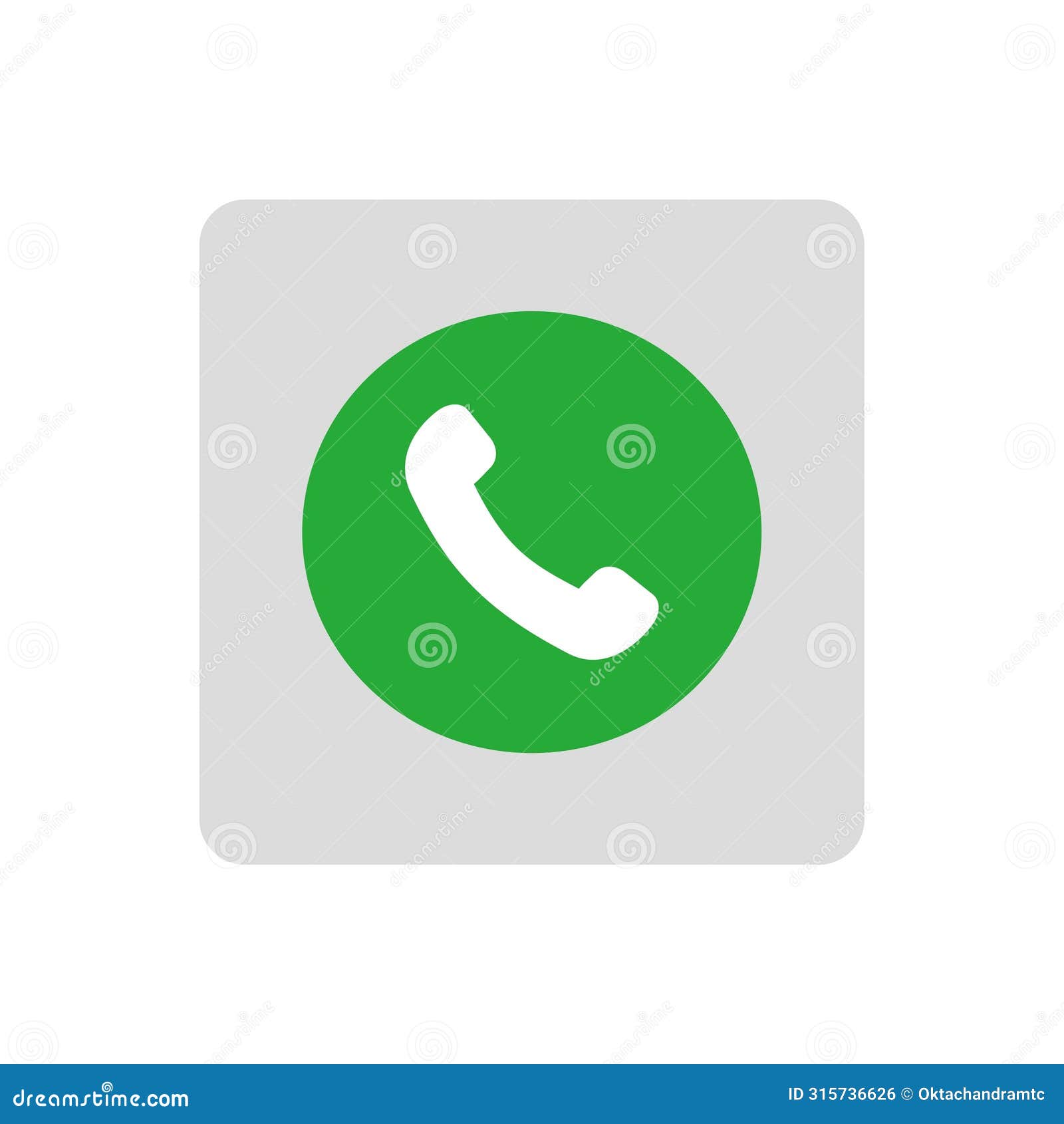 Telephone Receiver Icon. Flat Design Style Eps 10. Accept Call Symbol ...
