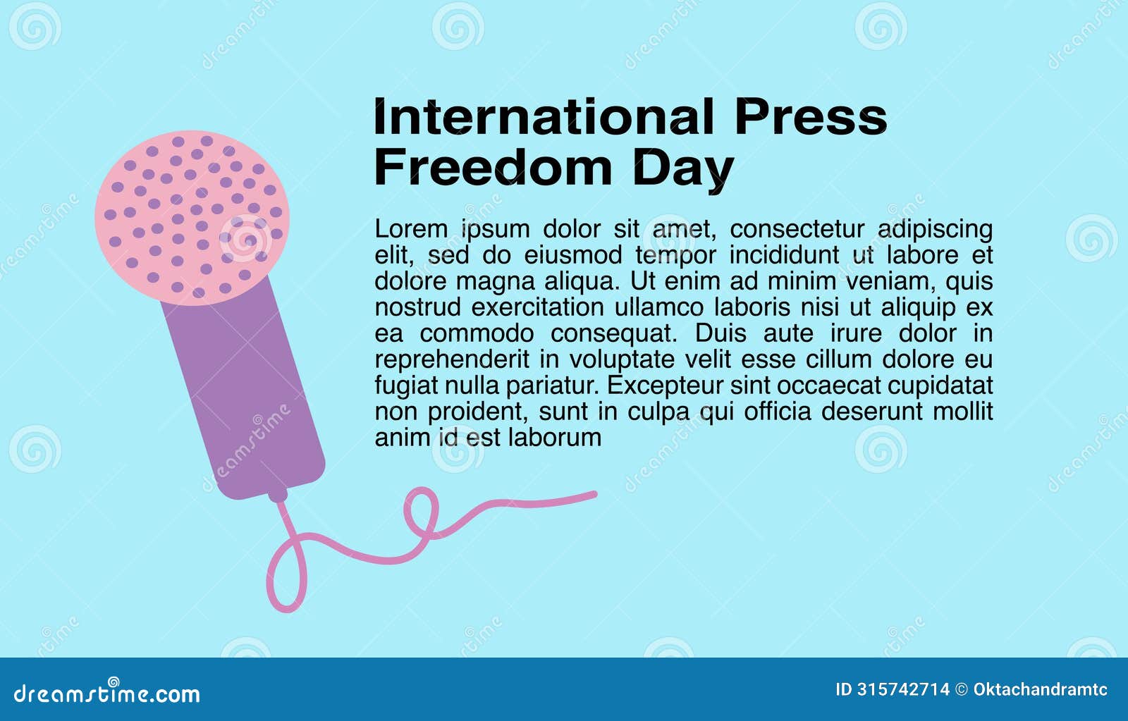 Poster for International Day of Press Freedom. Background Commemorating ...