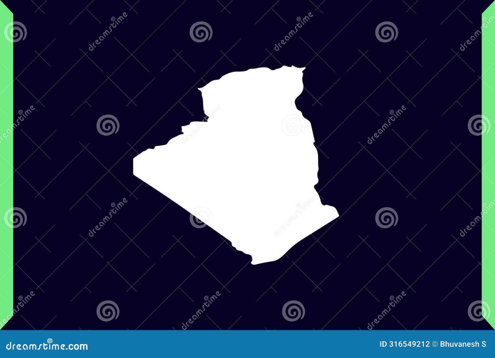 Modern Windows Style Design Concept of Map Isolated on Dark Background ...