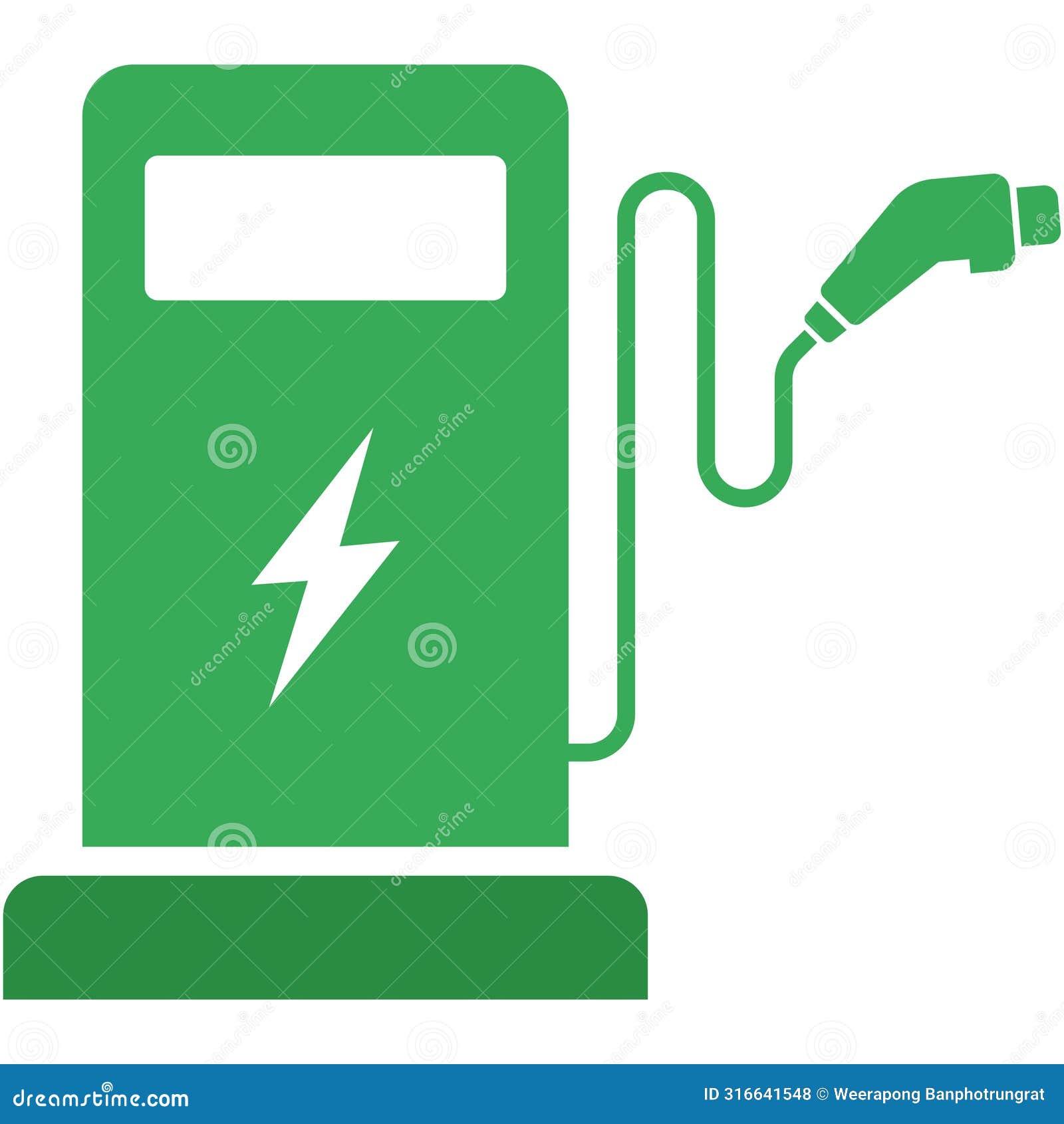 Electric Vehicle Icon, Electric Vehicle Charging Station for Ecosystem ...