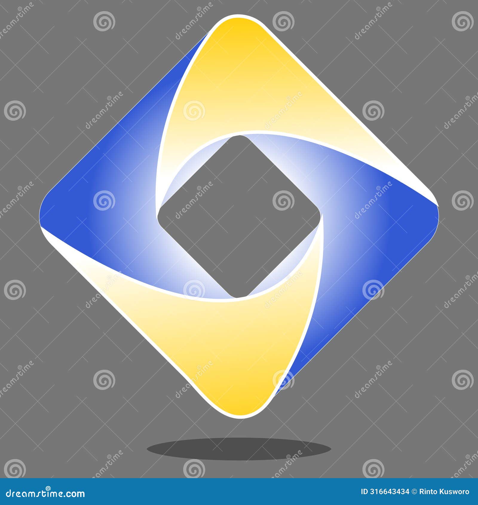 Modern Shape Logo Design. Square Swirl Color Stock Vector ...