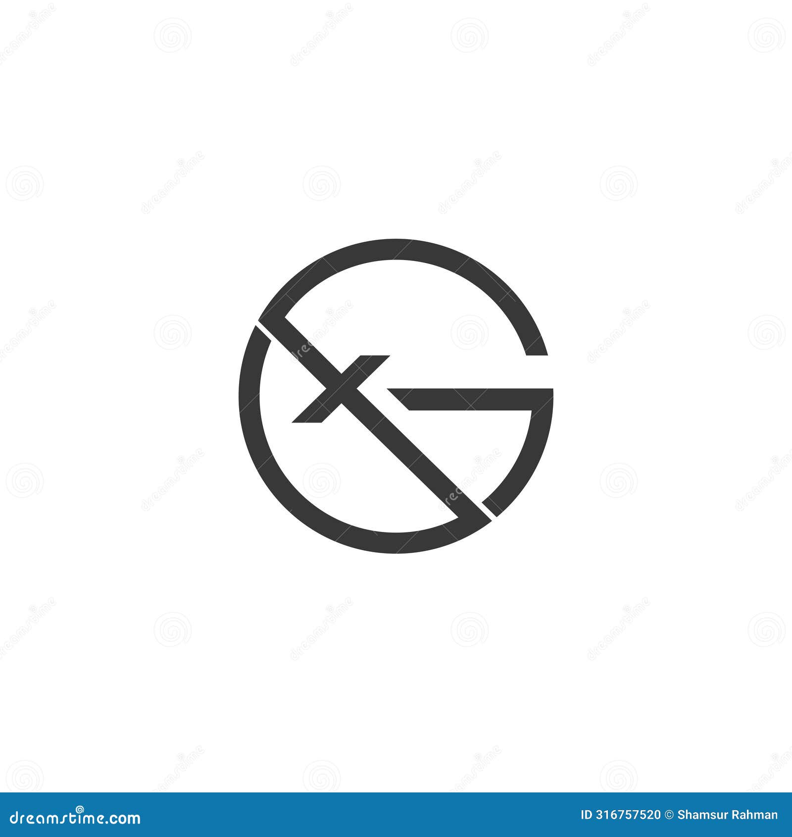 Alphabet Initials Logo XG, GX, X and G Stock Vector - Illustration of ...