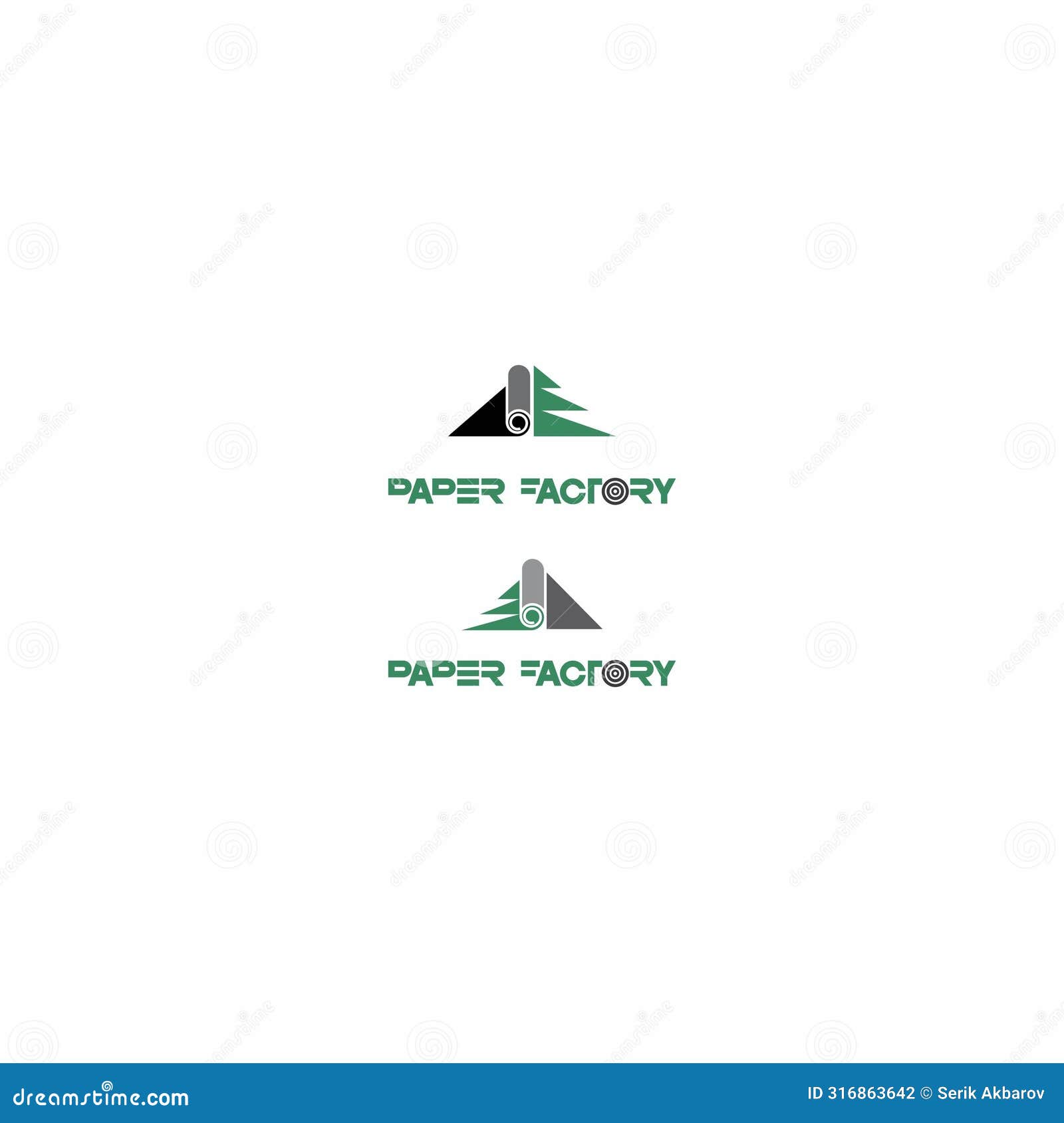 Paper factory stock illustration. Illustration of icon - 316863642