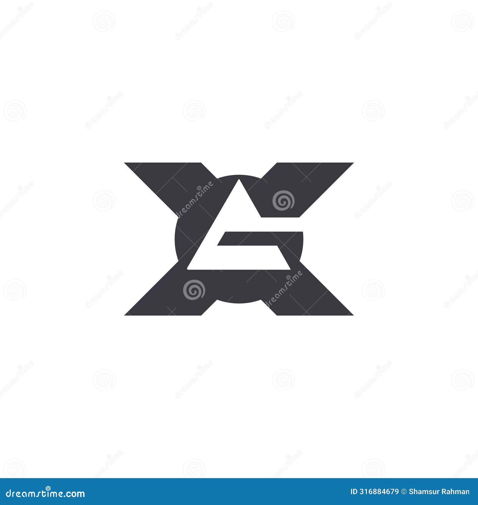 Alphabet Initials Logo XG, GX, X and G Stock Vector - Illustration of ...