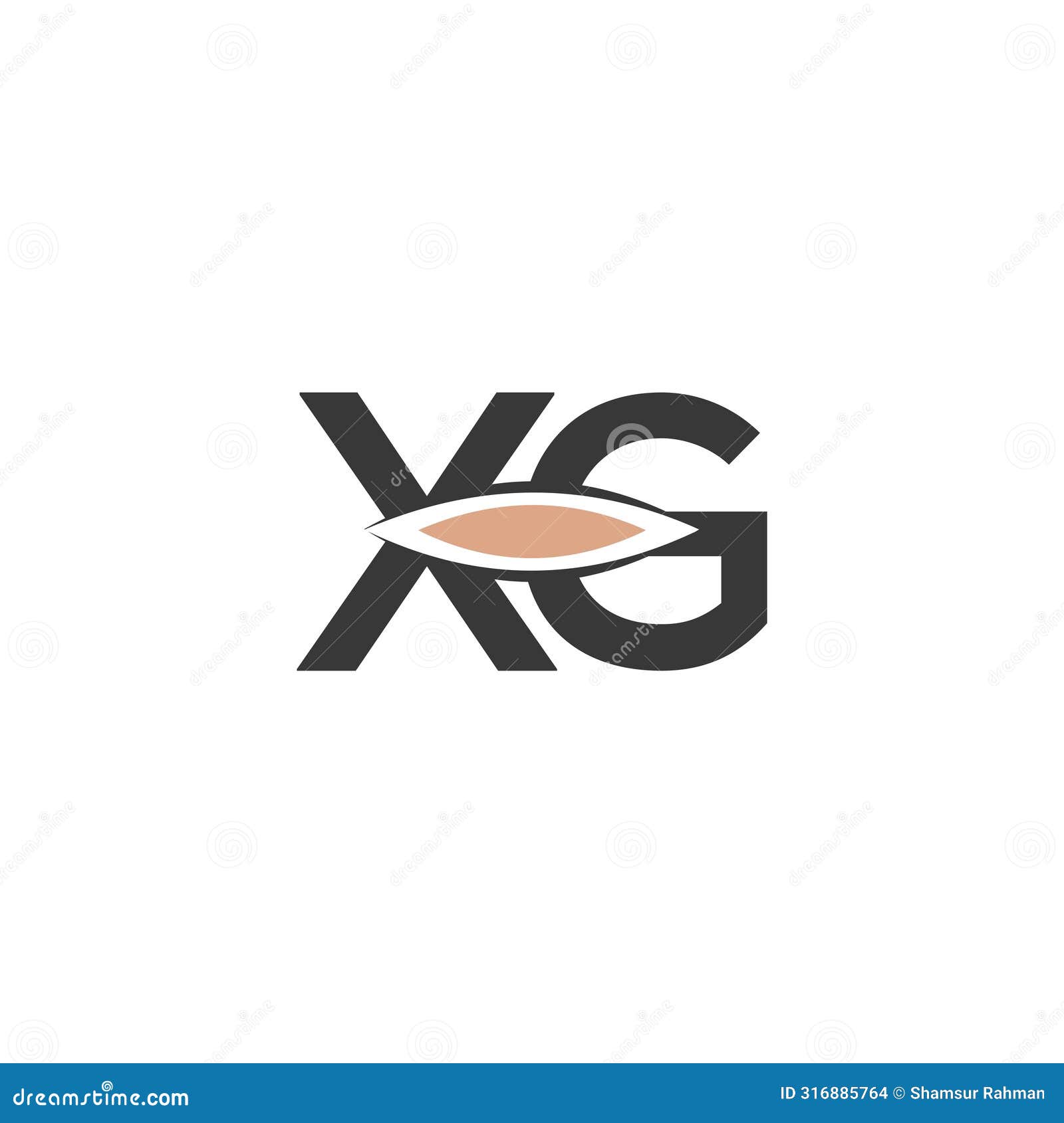 Alphabet Initials Logo XG, GX, X and G Stock Vector - Illustration of ...