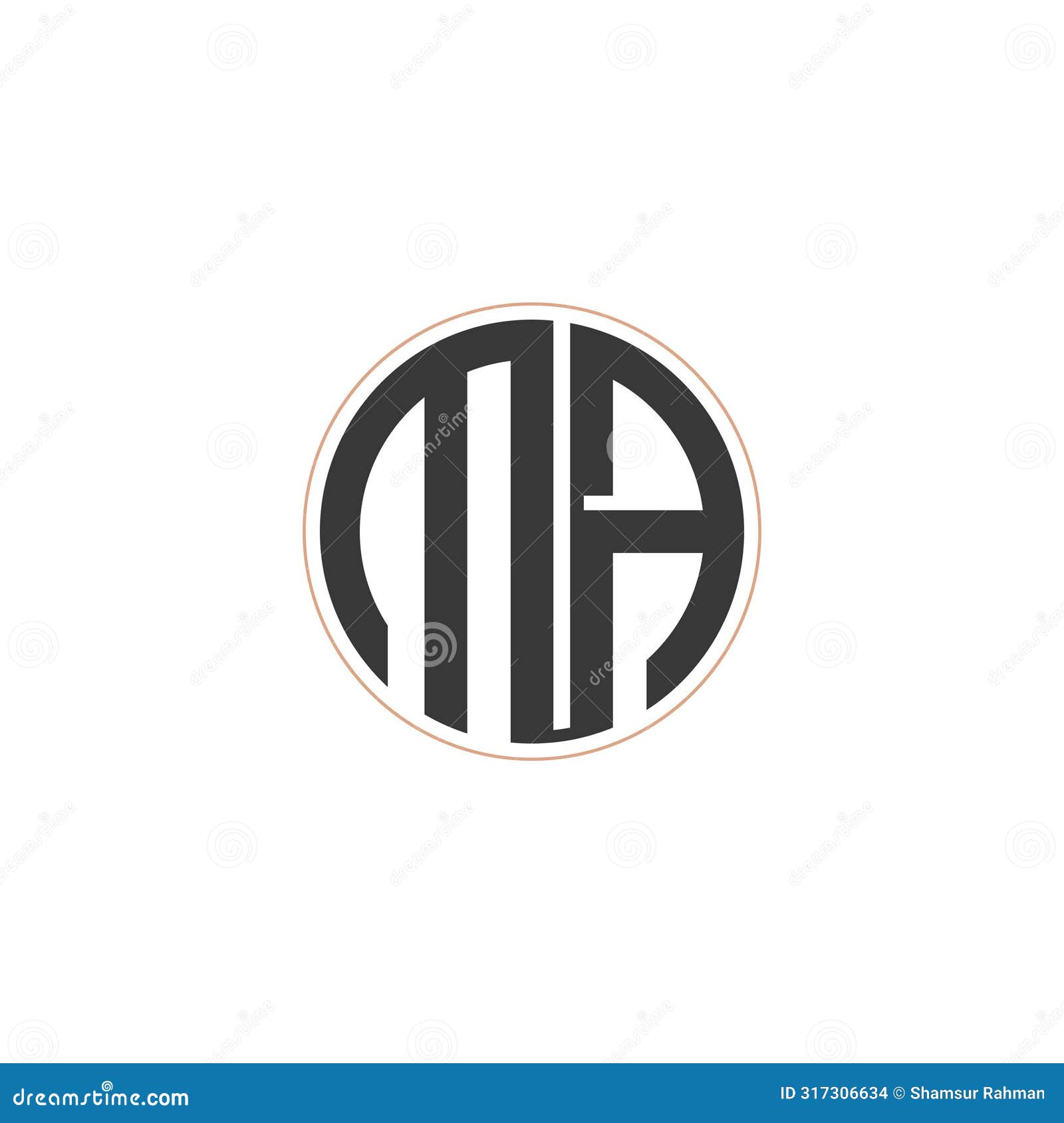 Alphabet Initials Logo am, MA, M and a Stock Vector - Illustration of ...