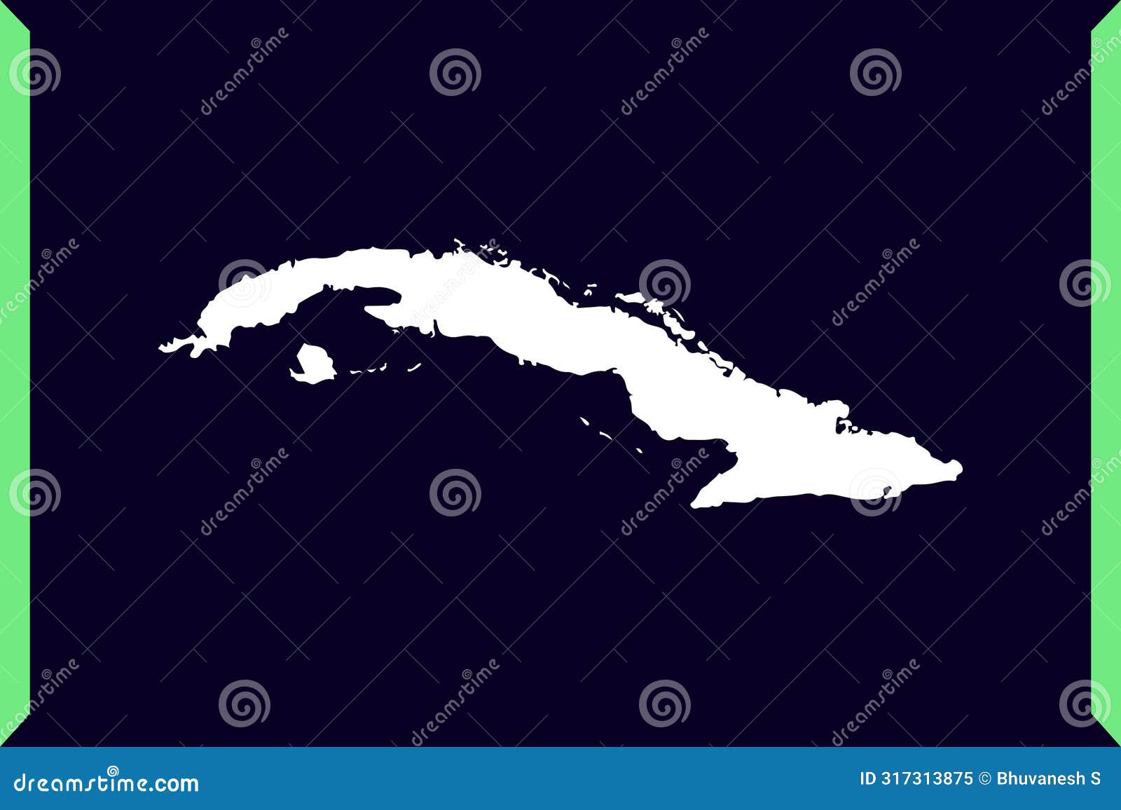 Modern Windows Style Design Concept of Map Isolated on Dark Background ...