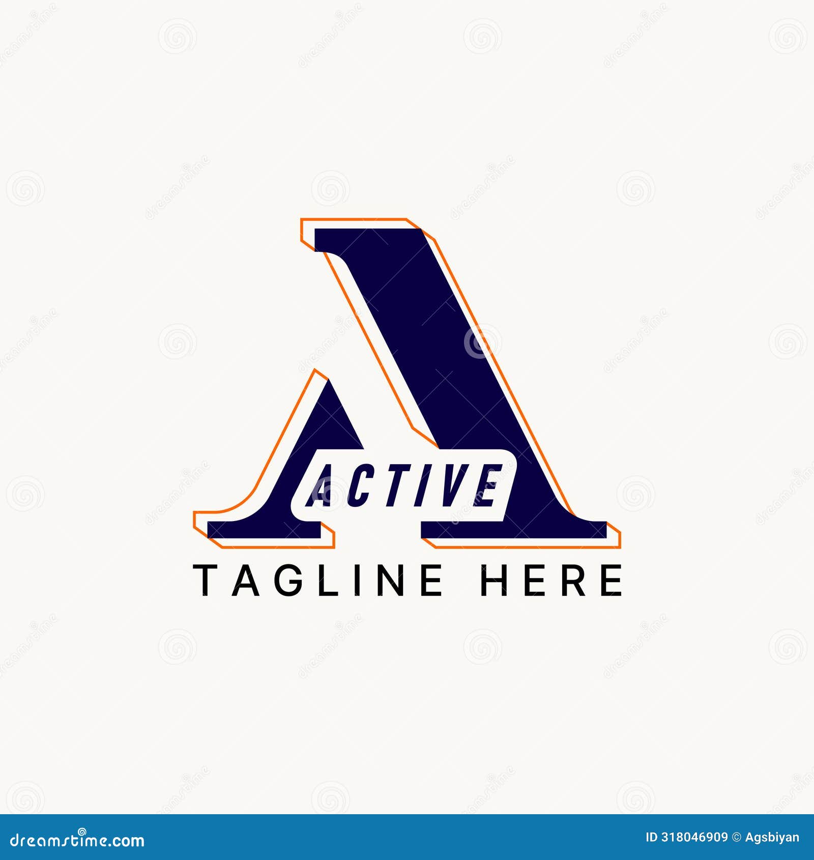 Initial Letter a Font Cutting Line Contour Related Monogram Typography ...